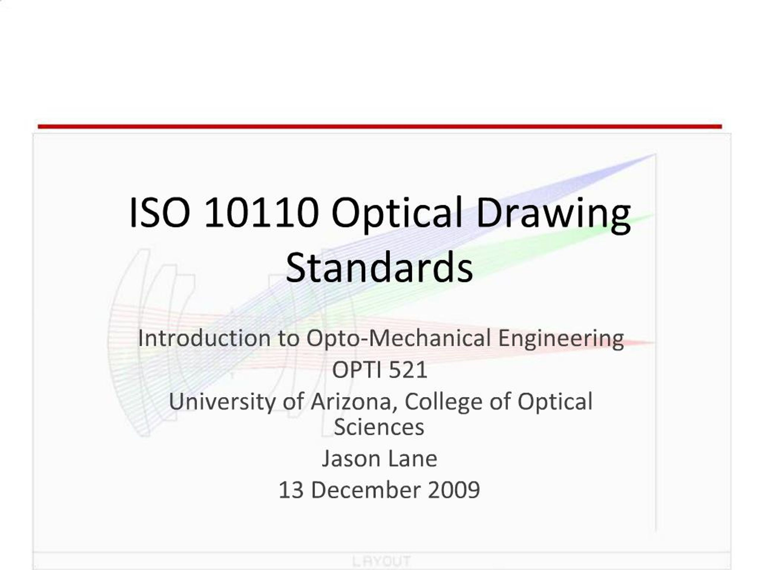 PPT - ISO 10110 Optical Drawing Standards PowerPoint Presentation, free ...