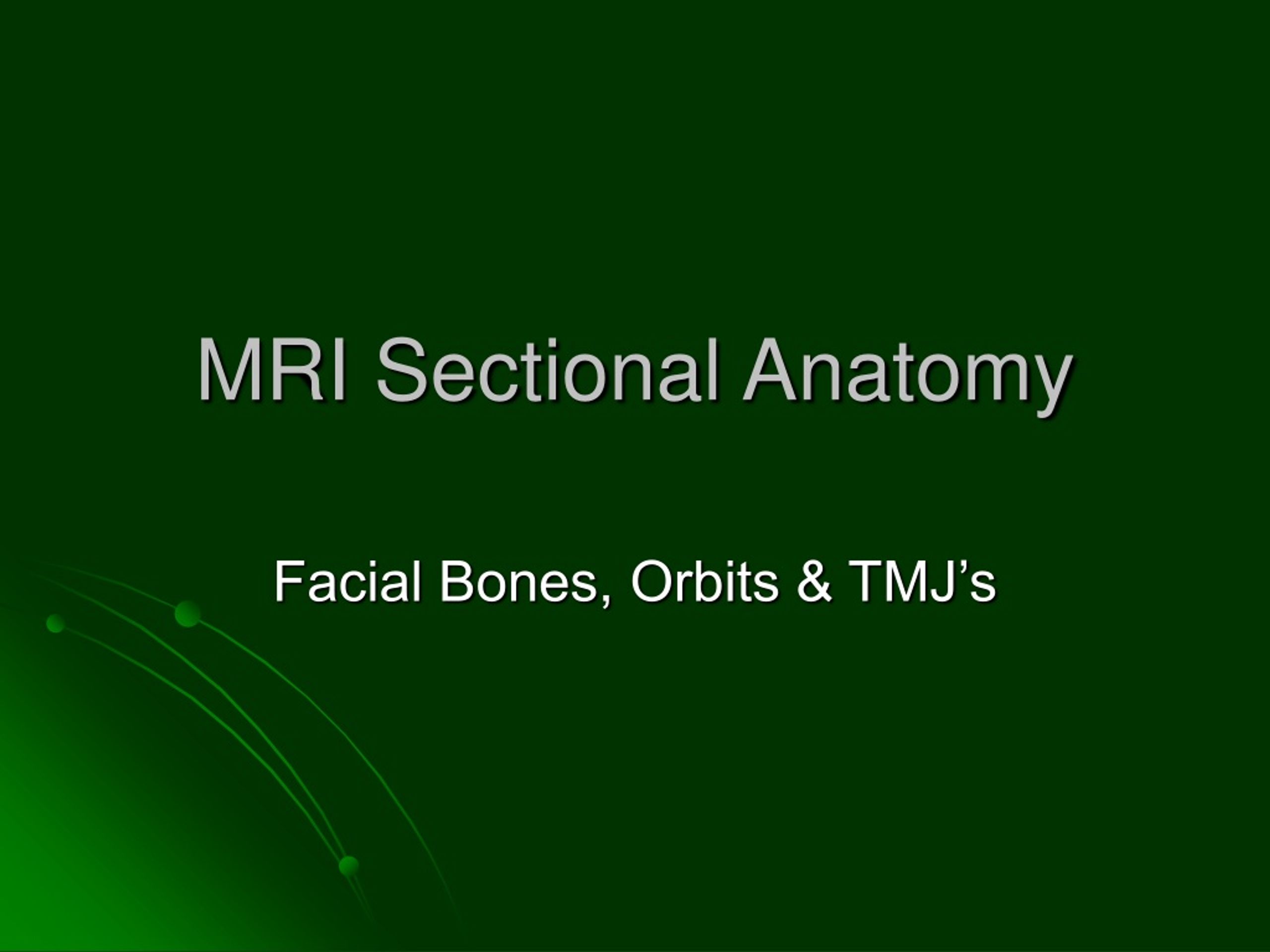 PPT - MRI Sectional Anatomy PowerPoint Presentation, free download - ID ...