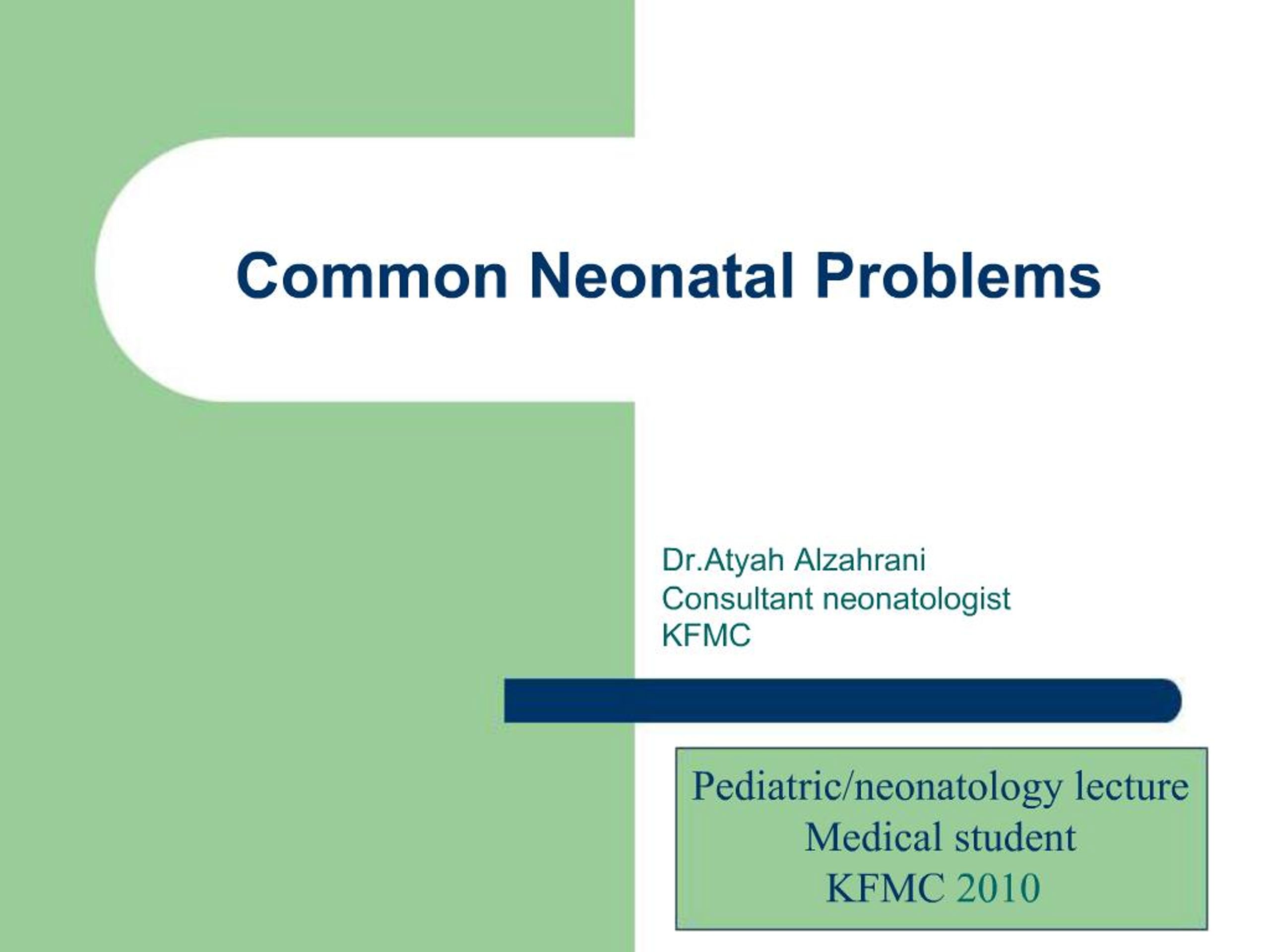 PPT - Common Neonatal Problems PowerPoint Presentation, free download ...