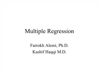 PPT - Lecture 7 Multiple Regression & Matrix Notation PowerPoint ...
