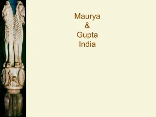 PPT - Powerful Empires of India The Maurya & Gupta Empires PowerPoint ...