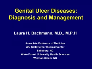 PPT - Úlcera Genital Aguda en Adolescentes . Úlcera de Lipschütz ...