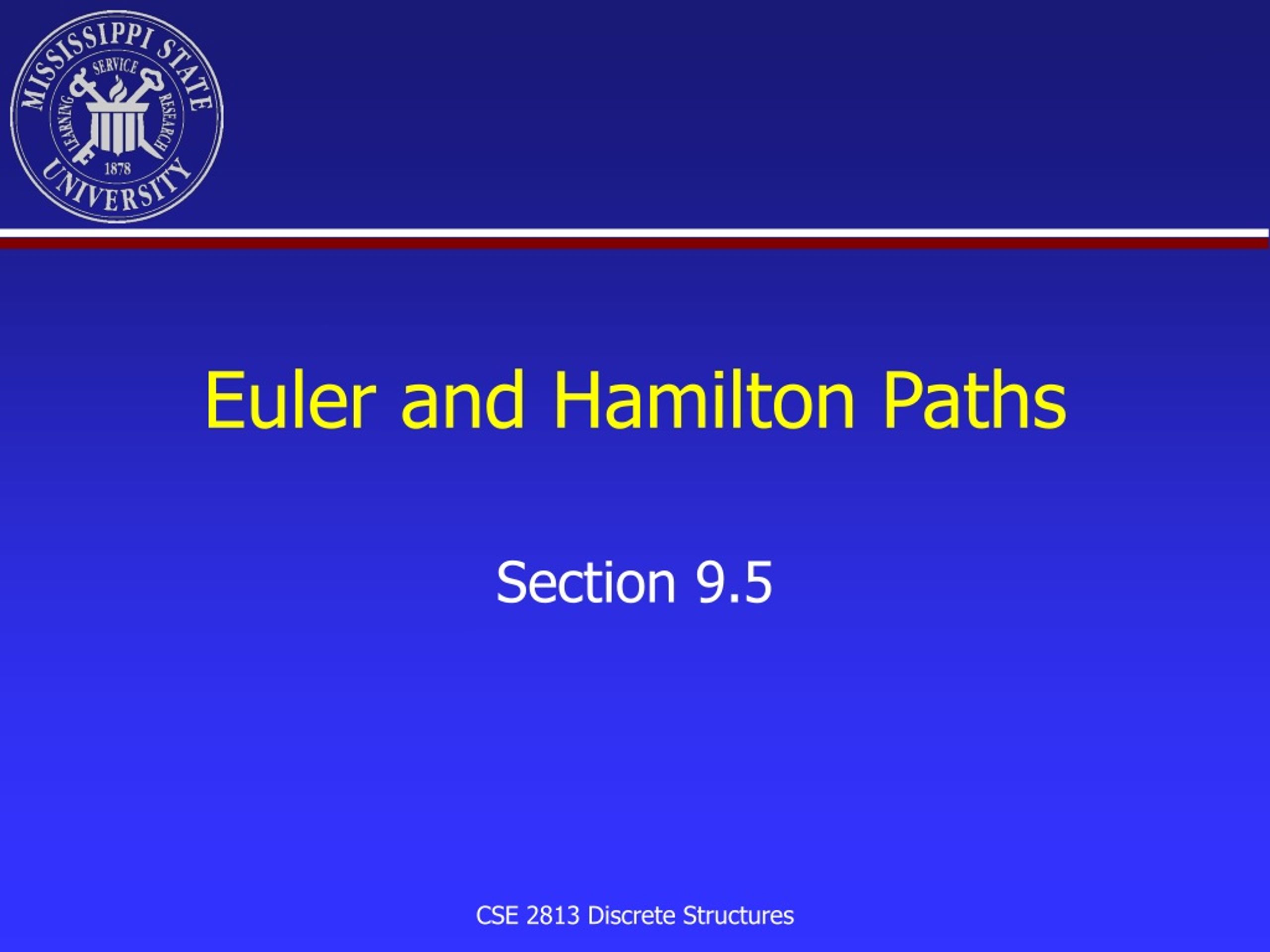 PPT - Euler and Hamilton Paths PowerPoint Presentation, free download ...