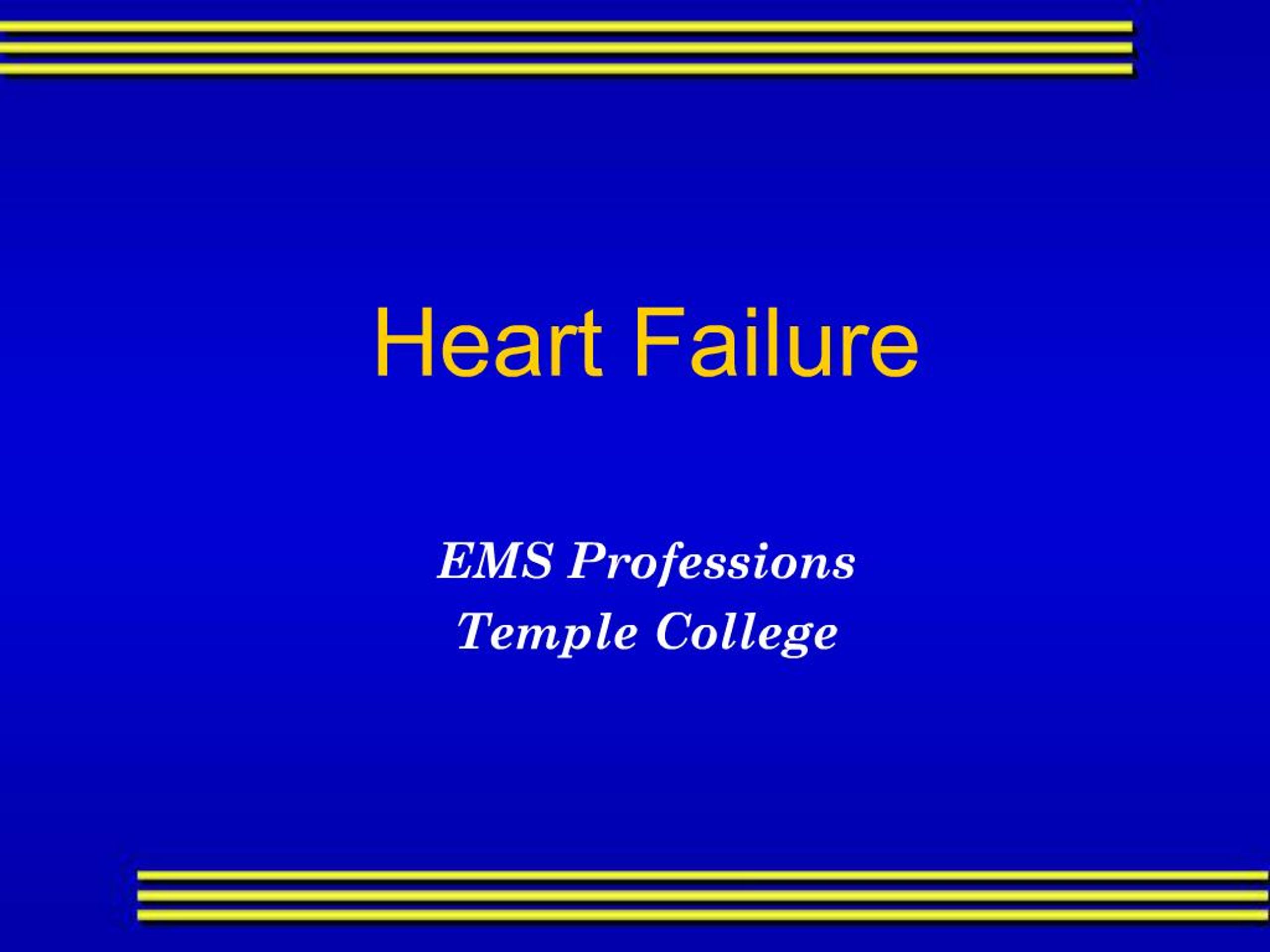PPT - Heart Failure PowerPoint Presentation, free download - ID:325727