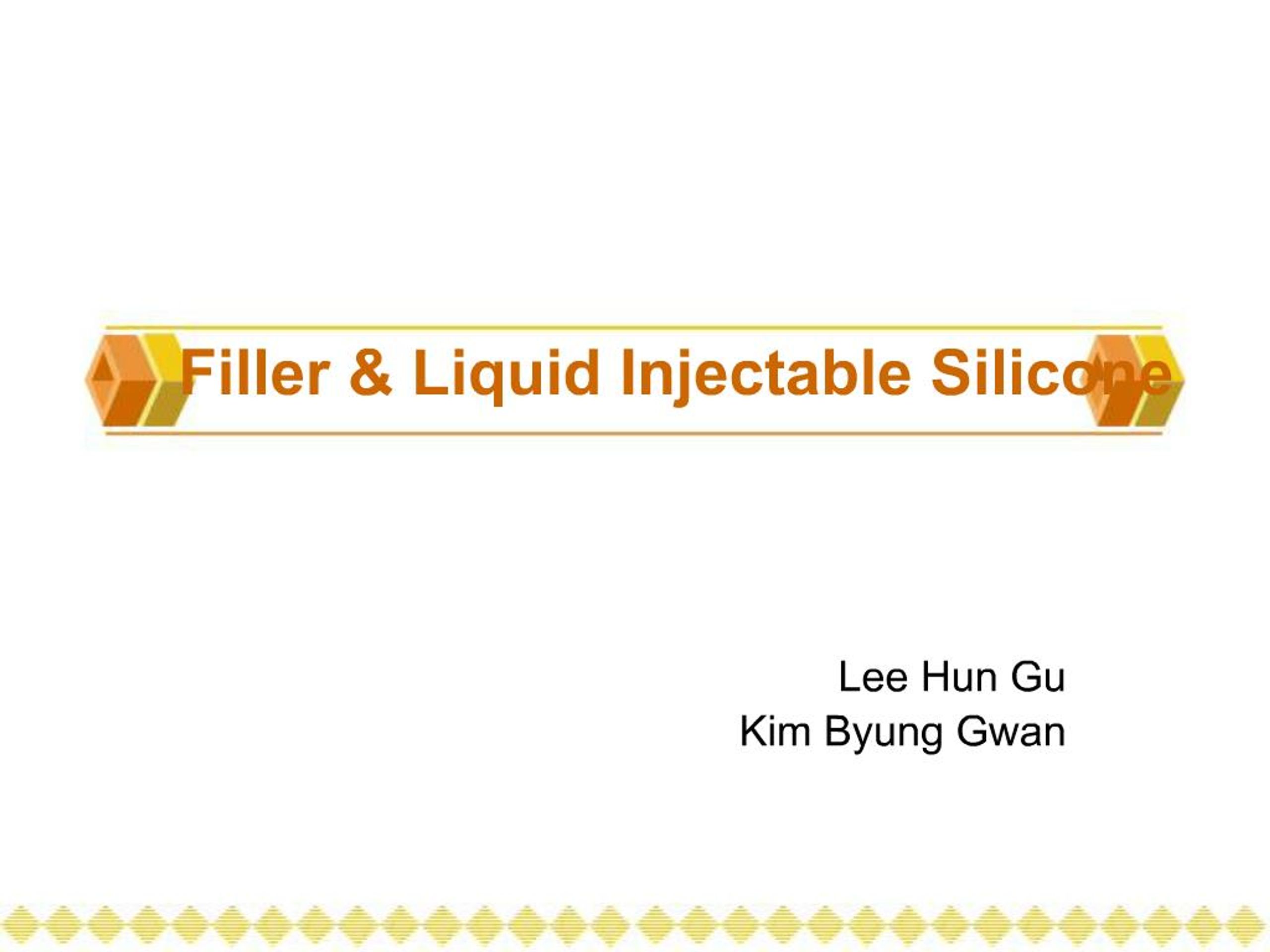 PPT - Filler Liquid Injectable Silicone PowerPoint Presentation, free ...