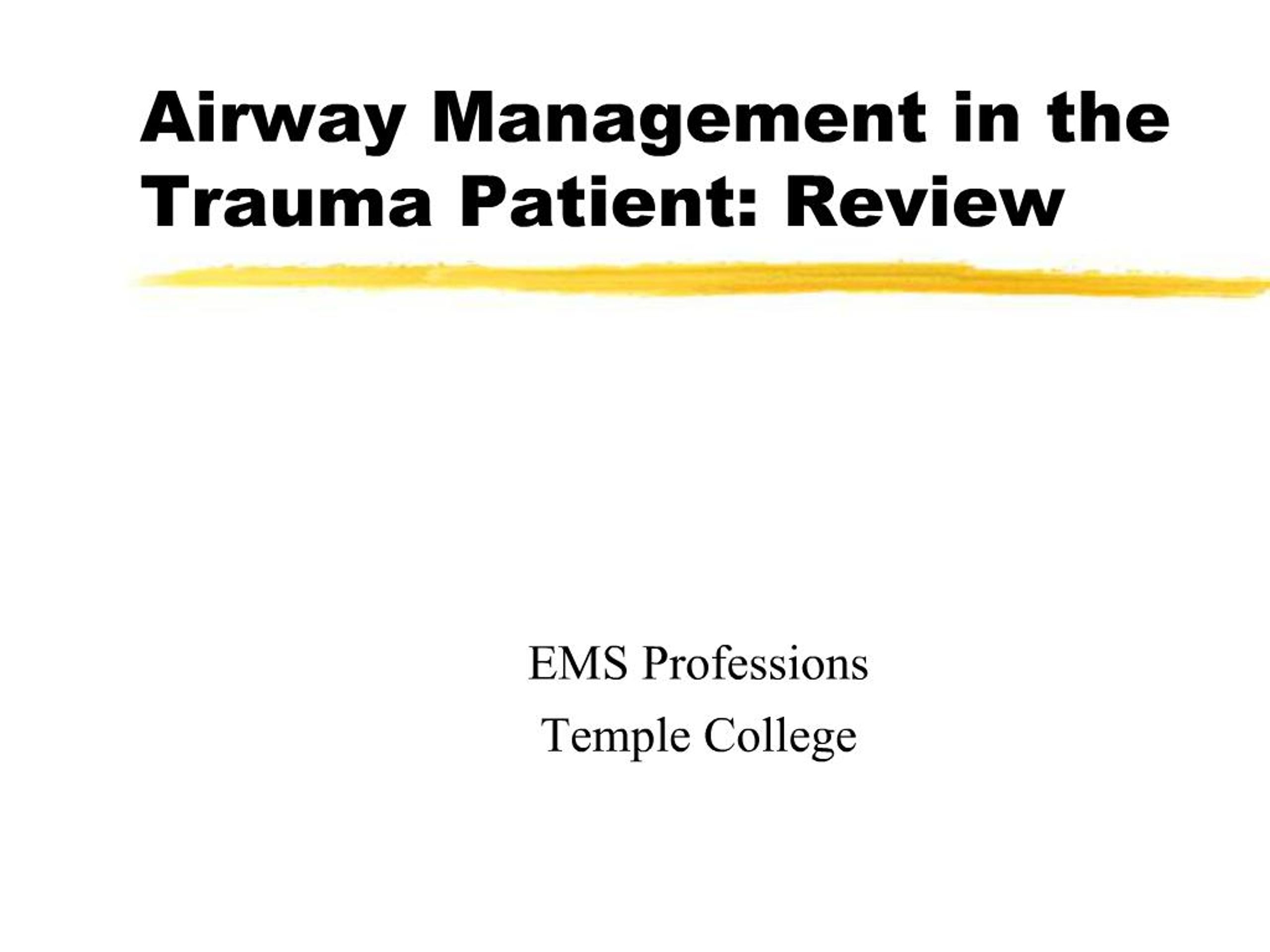 PPT - Airway Management PowerPoint Presentation, free download - ID:334766