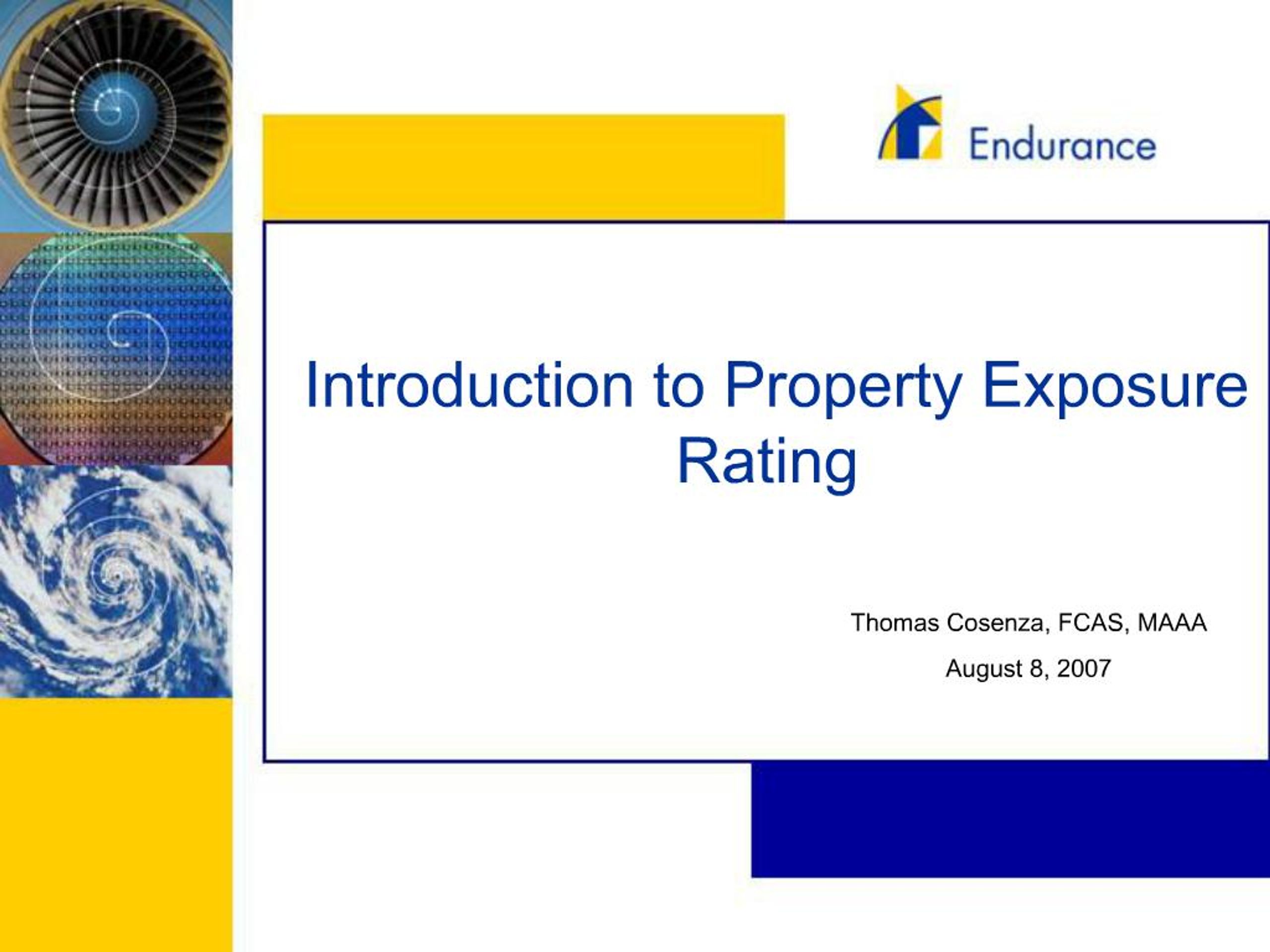 PPT - Introduction to Property Exposure Rating PowerPoint Presentation ...