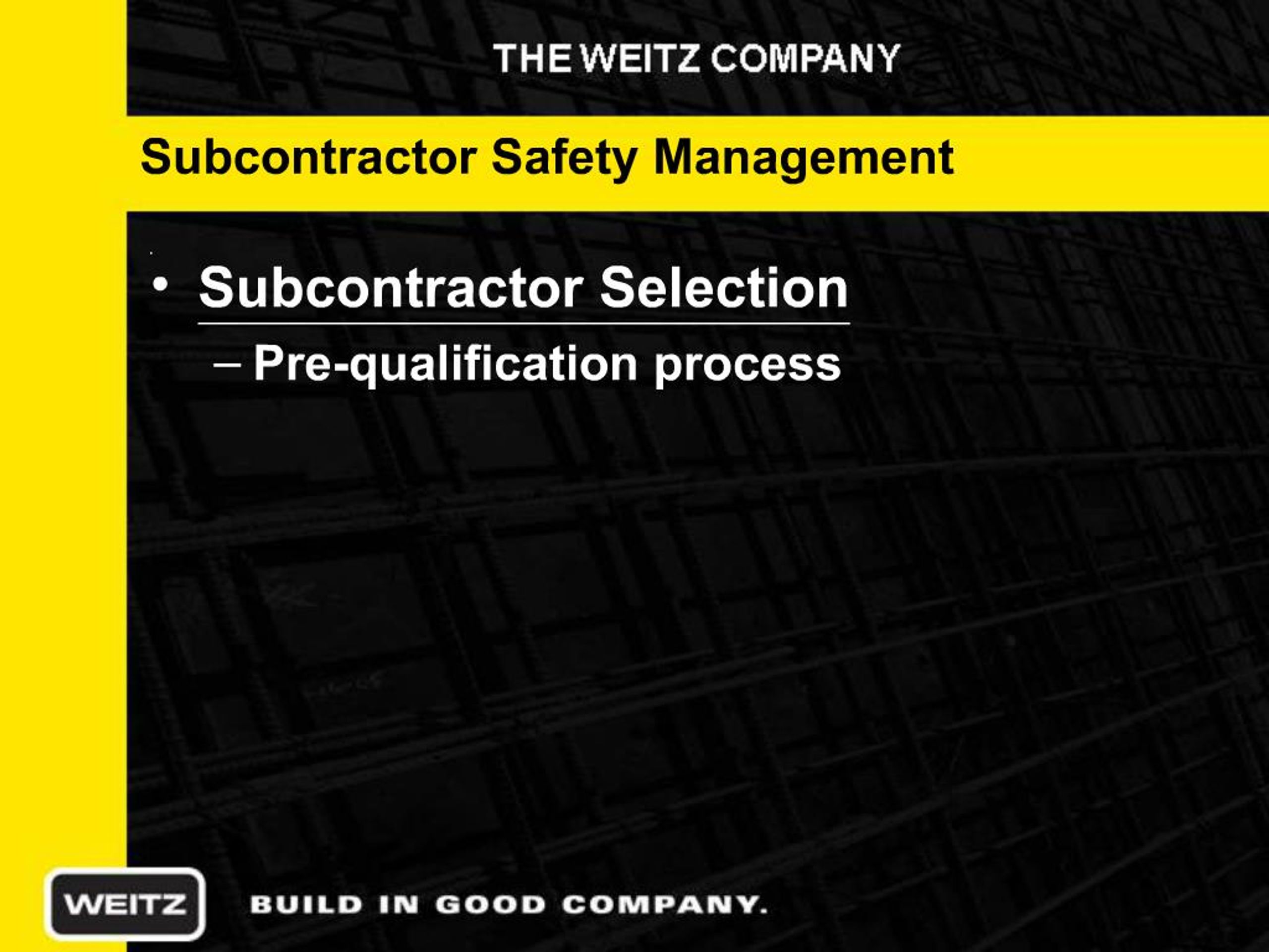 PPT - Subcontractor Safety Management PowerPoint Presentation, free ...