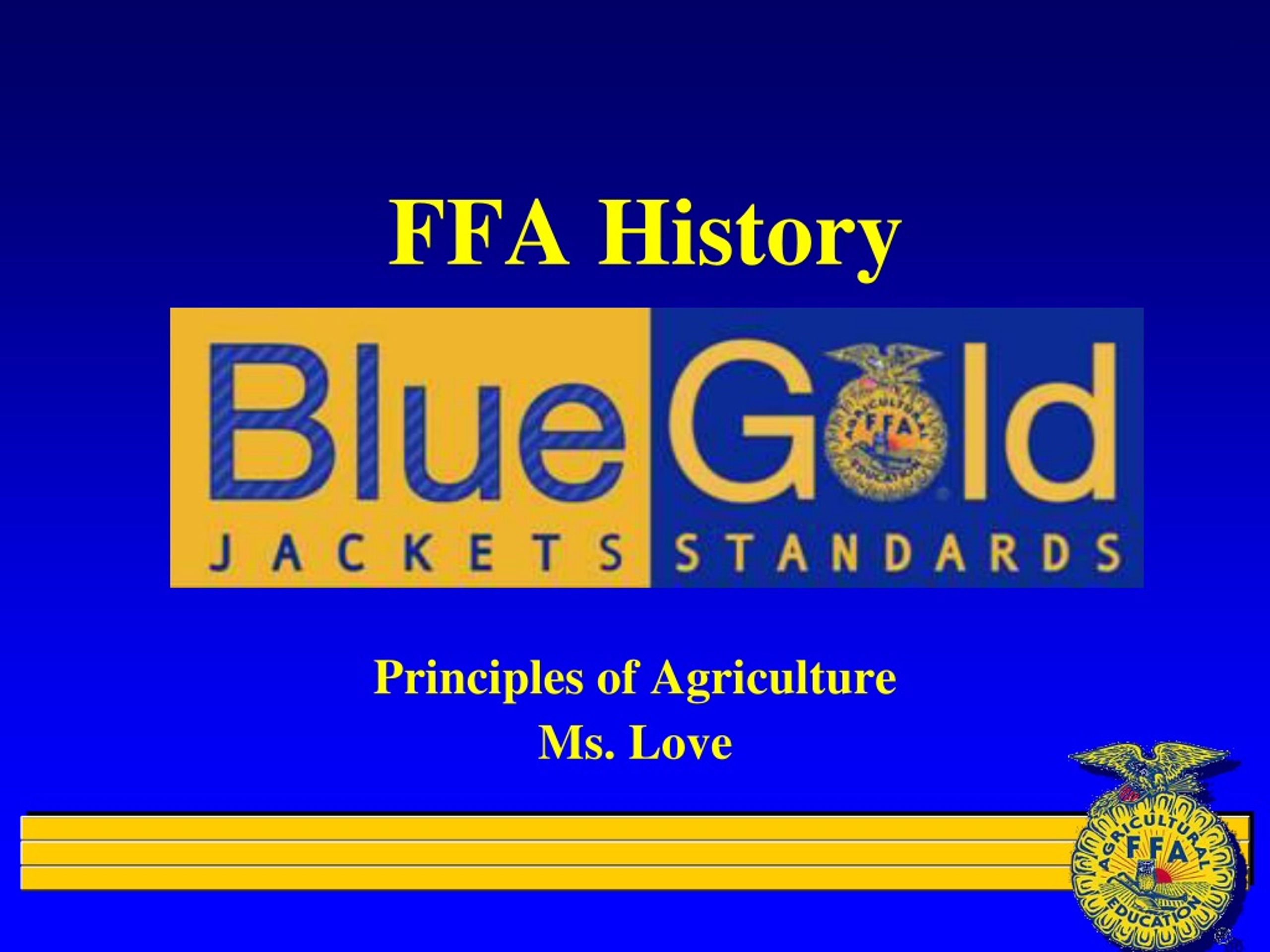 PPT - FFA History PowerPoint Presentation, free download - ID:339433
