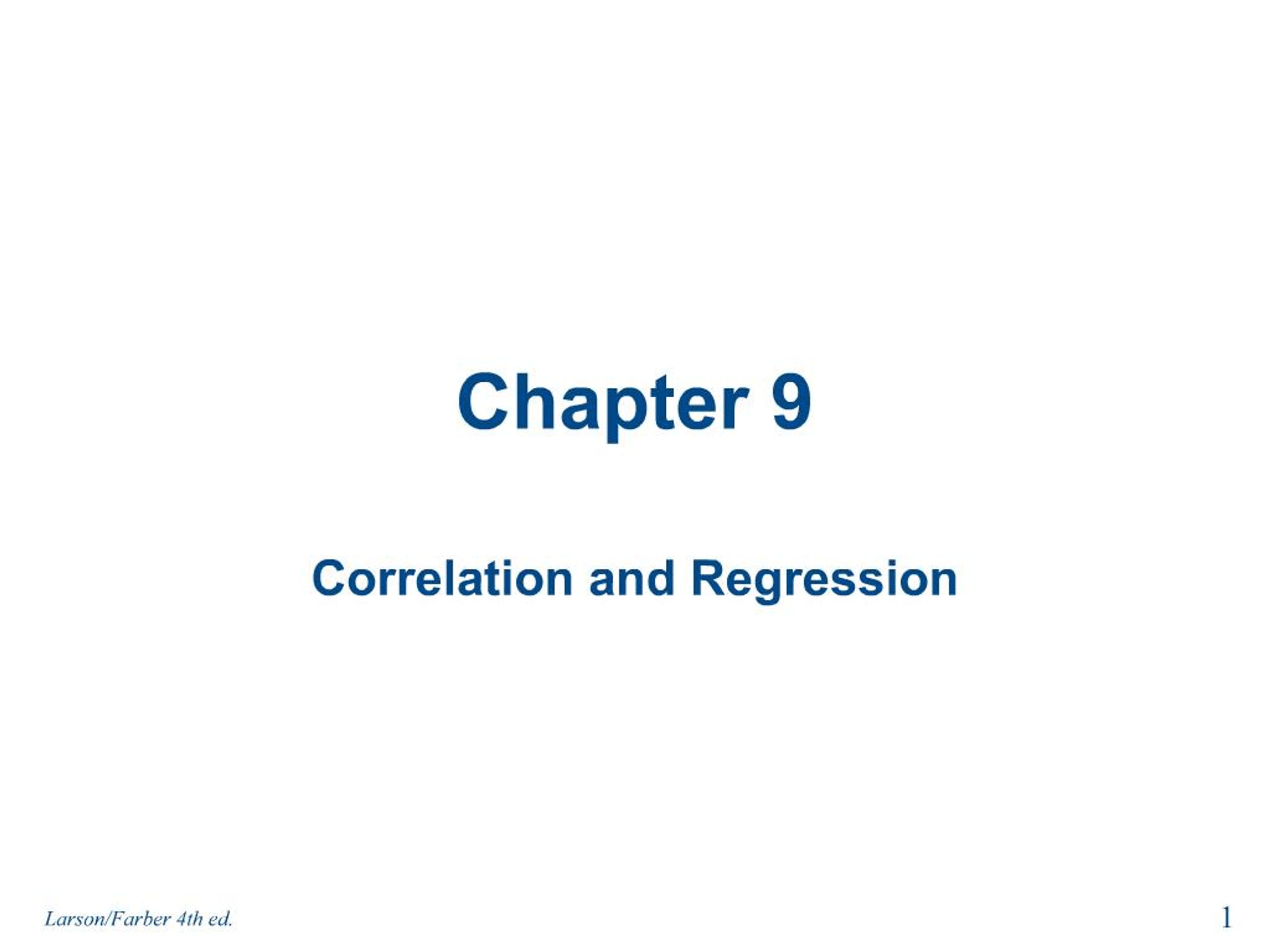 PPT - Correlation and Regression PowerPoint Presentation, free download ...