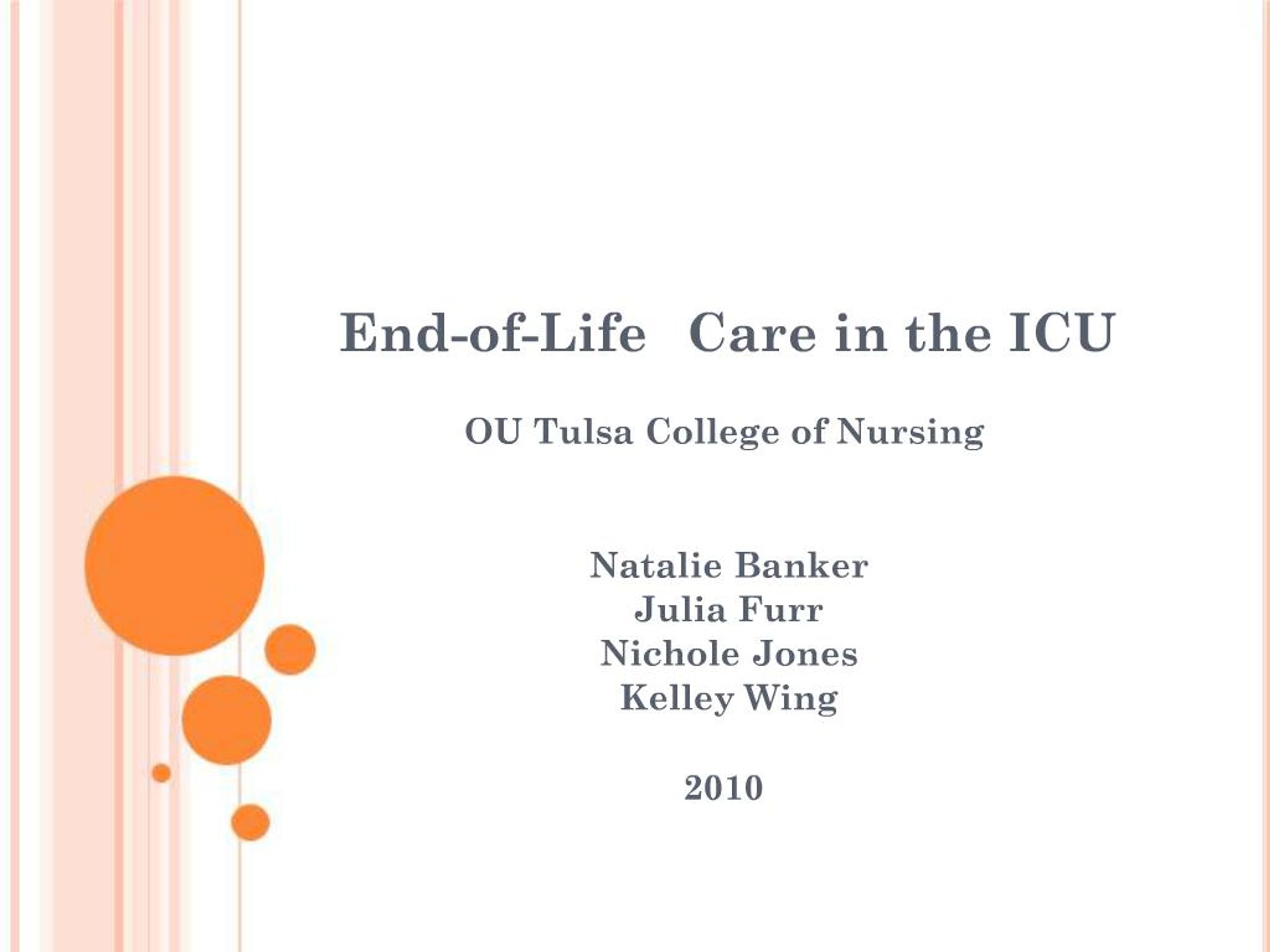 PPT - End-of-Life Care in the ICU PowerPoint Presentation, free ...
