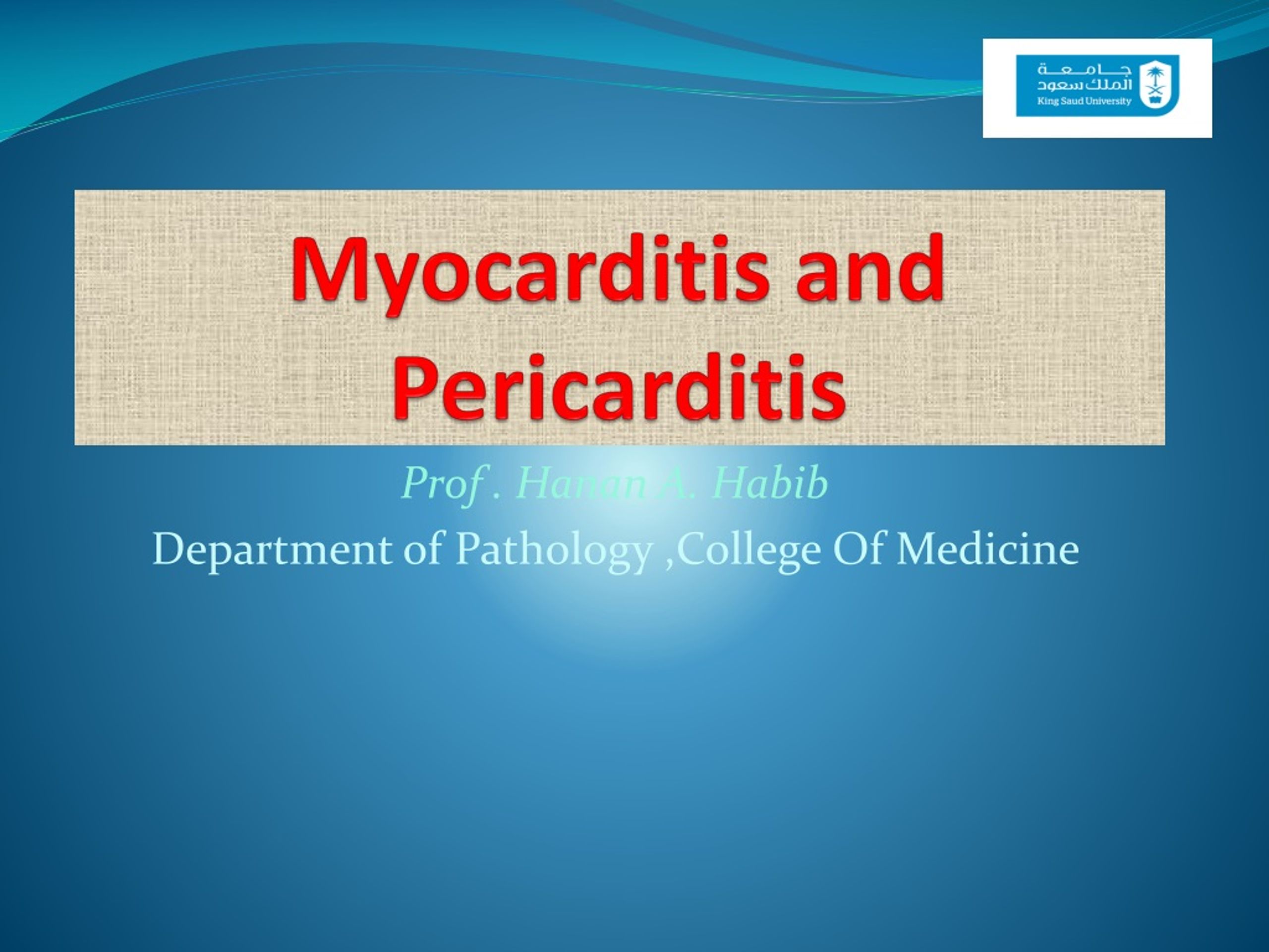 PPT - Myocarditis and Pericarditis PowerPoint Presentation, free ...