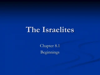 PPT - The Tabernacle God’s Dwelling Place among the Israelites Exodus ...