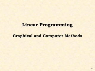 PPT - Linear Programming Models: Graphical Methods PowerPoint Presentation - ID:5850840