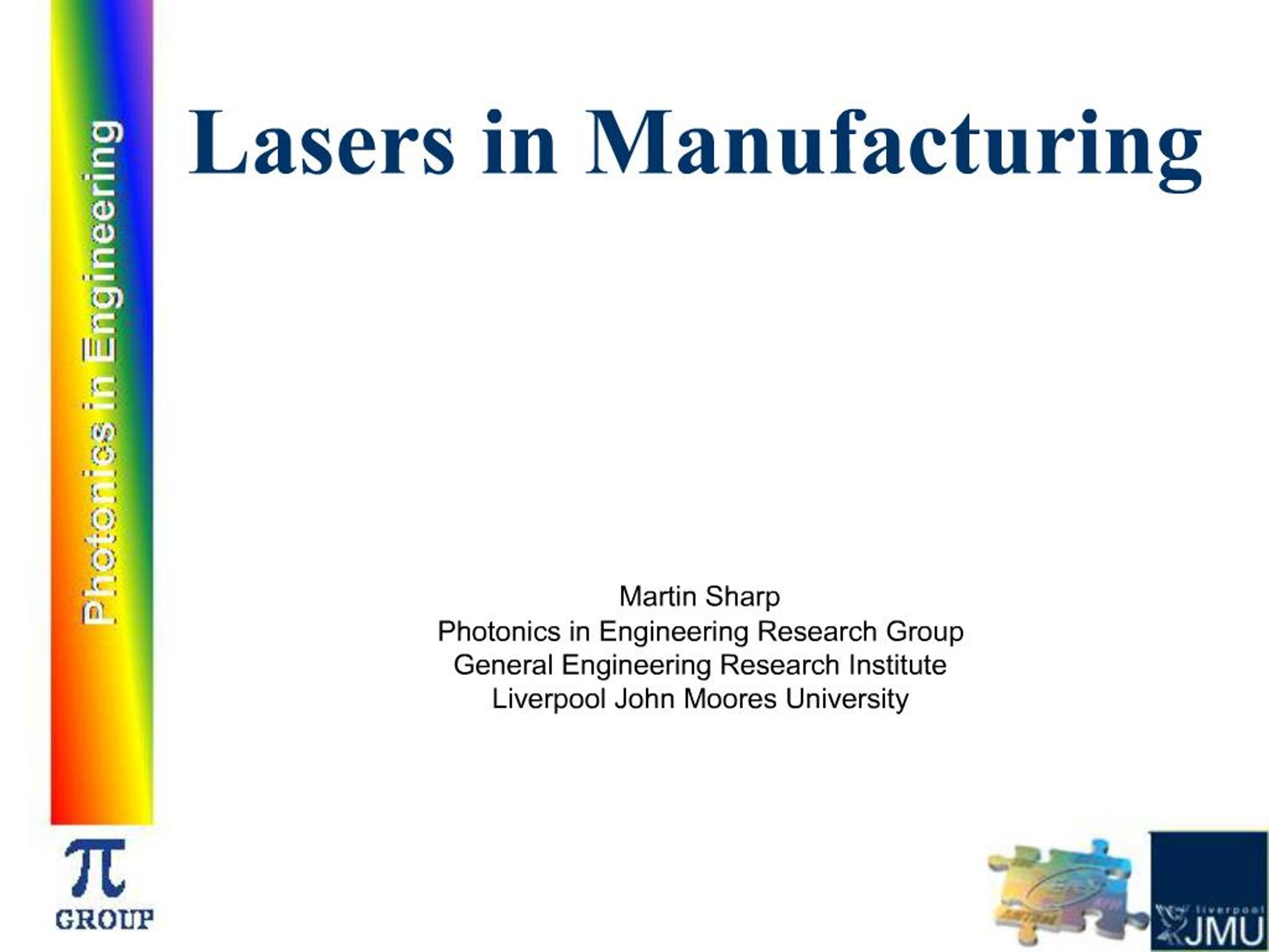 PPT - Lasers in Manufacturing PowerPoint Presentation, free download ...