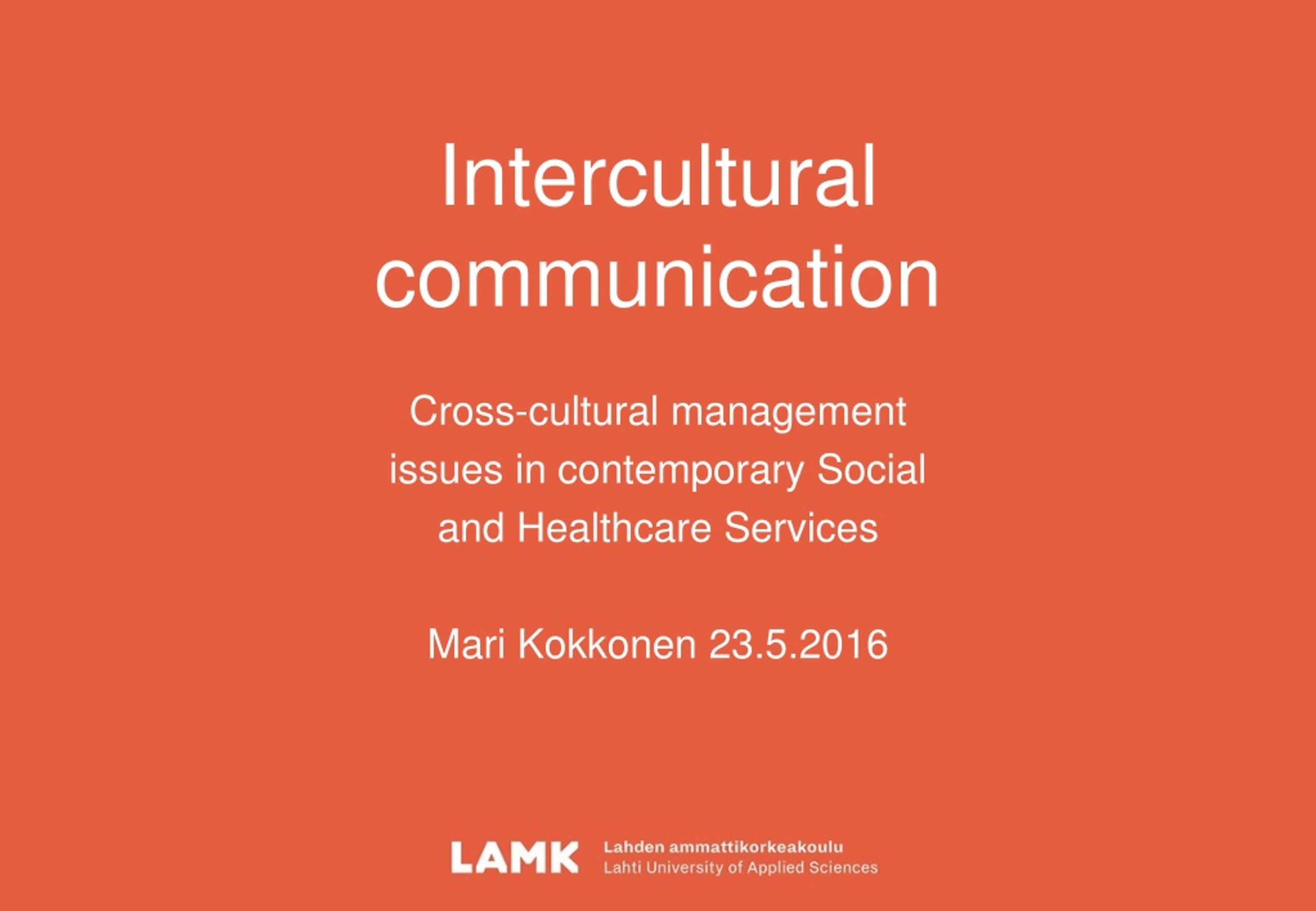 PPT - Intercultural communication PowerPoint Presentation, free ...
