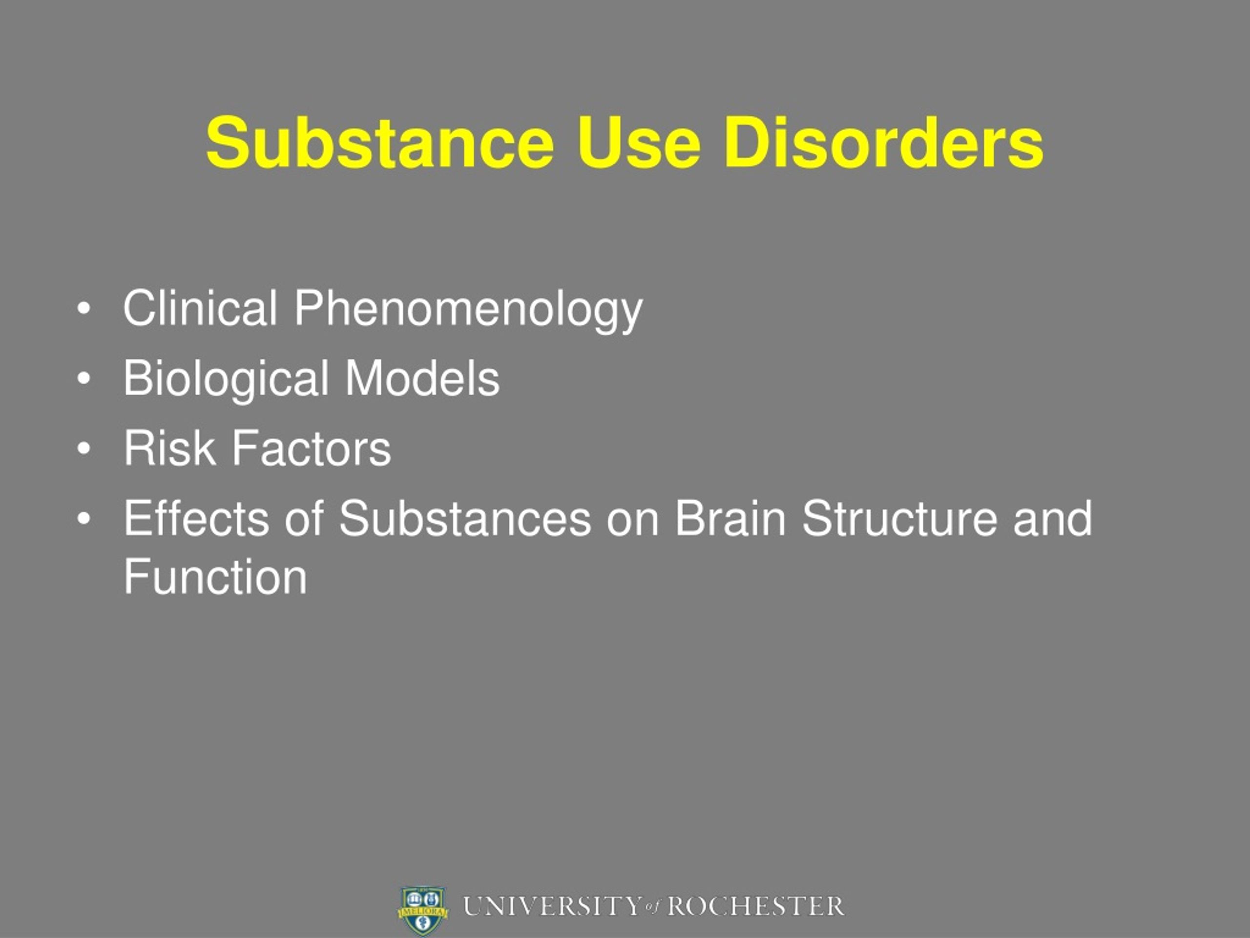 PPT - Substance Use Disorders PowerPoint Presentation, free download ...