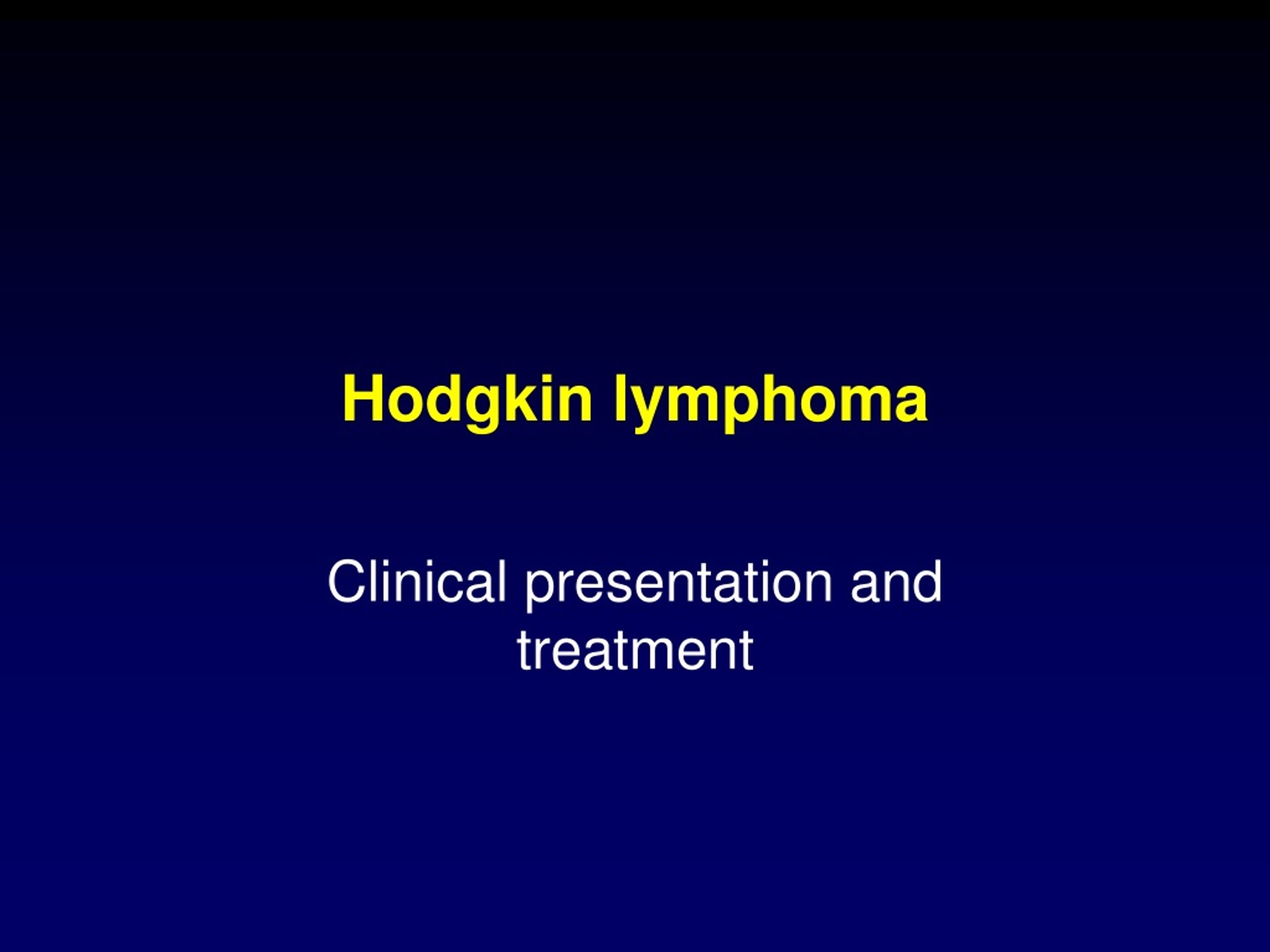 PPT - Hodgkin lymphoma PowerPoint Presentation, free download - ID:384091