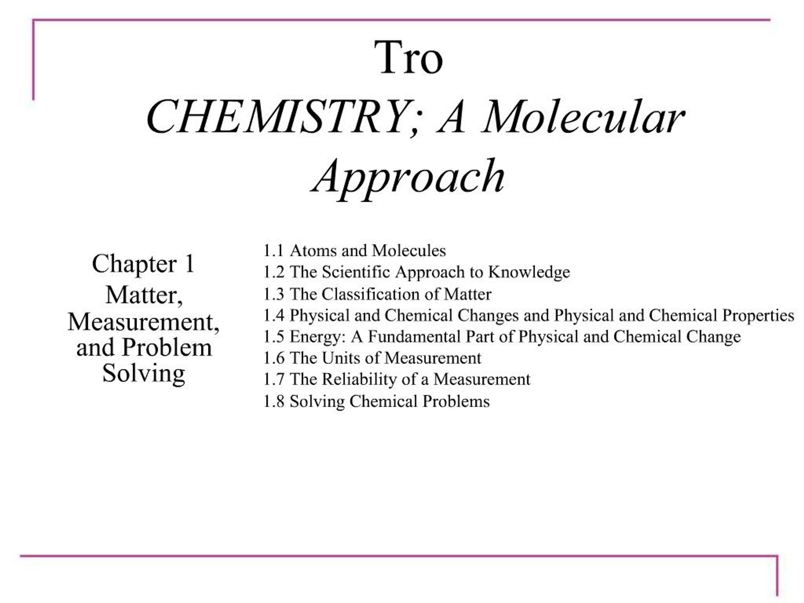PPT - Tro CHEMISTRY; A Molecular Approach PowerPoint Presentation, free ...