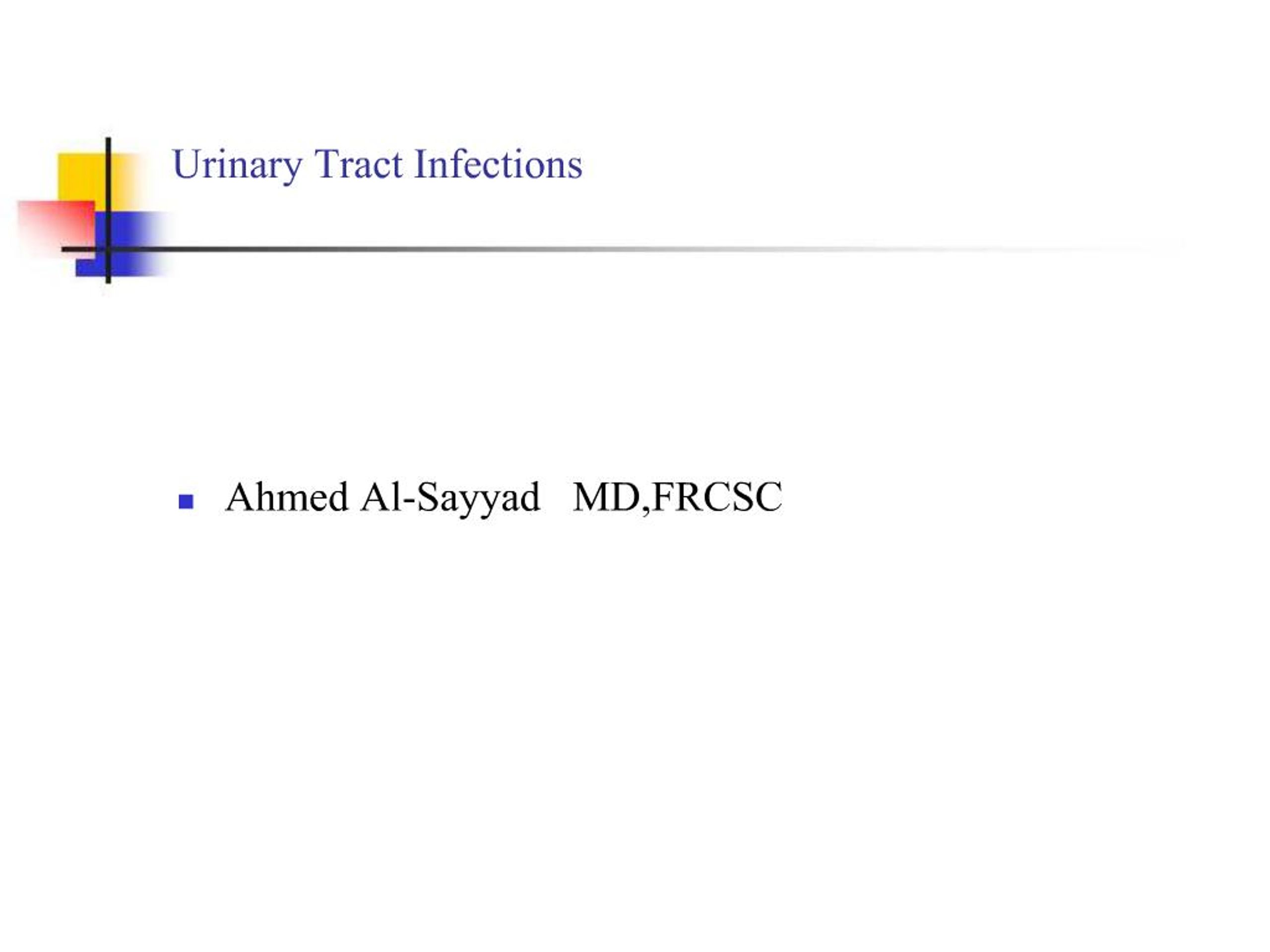 PPT - Urinary Tract Infections PowerPoint Presentation, free download ...
