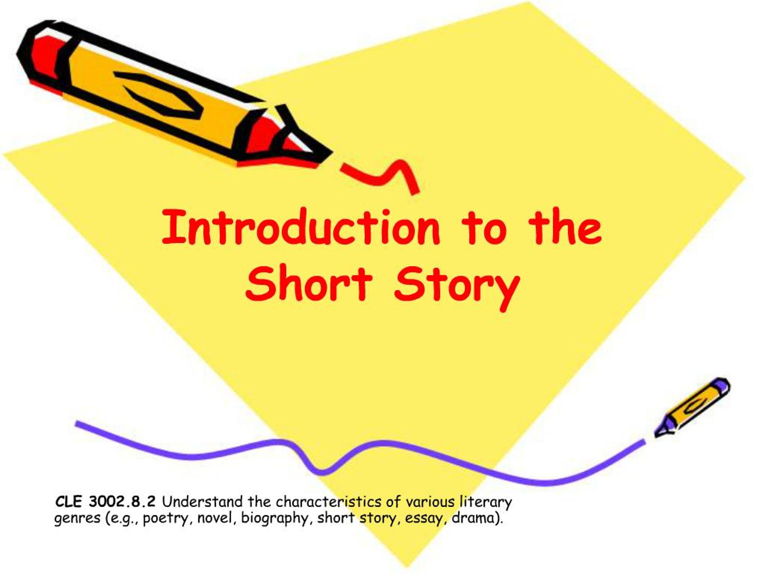 PPT - Introduction to the Short Story PowerPoint Presentation, free ...