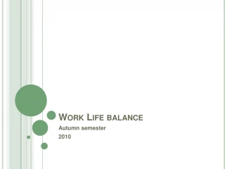 PPT - WORK – LIFE BALANCE PowerPoint Presentation, free download - ID ...