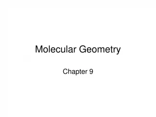 PPT - Rules for Predicting Molecular Geometry 1. Sketch the Lewis ...