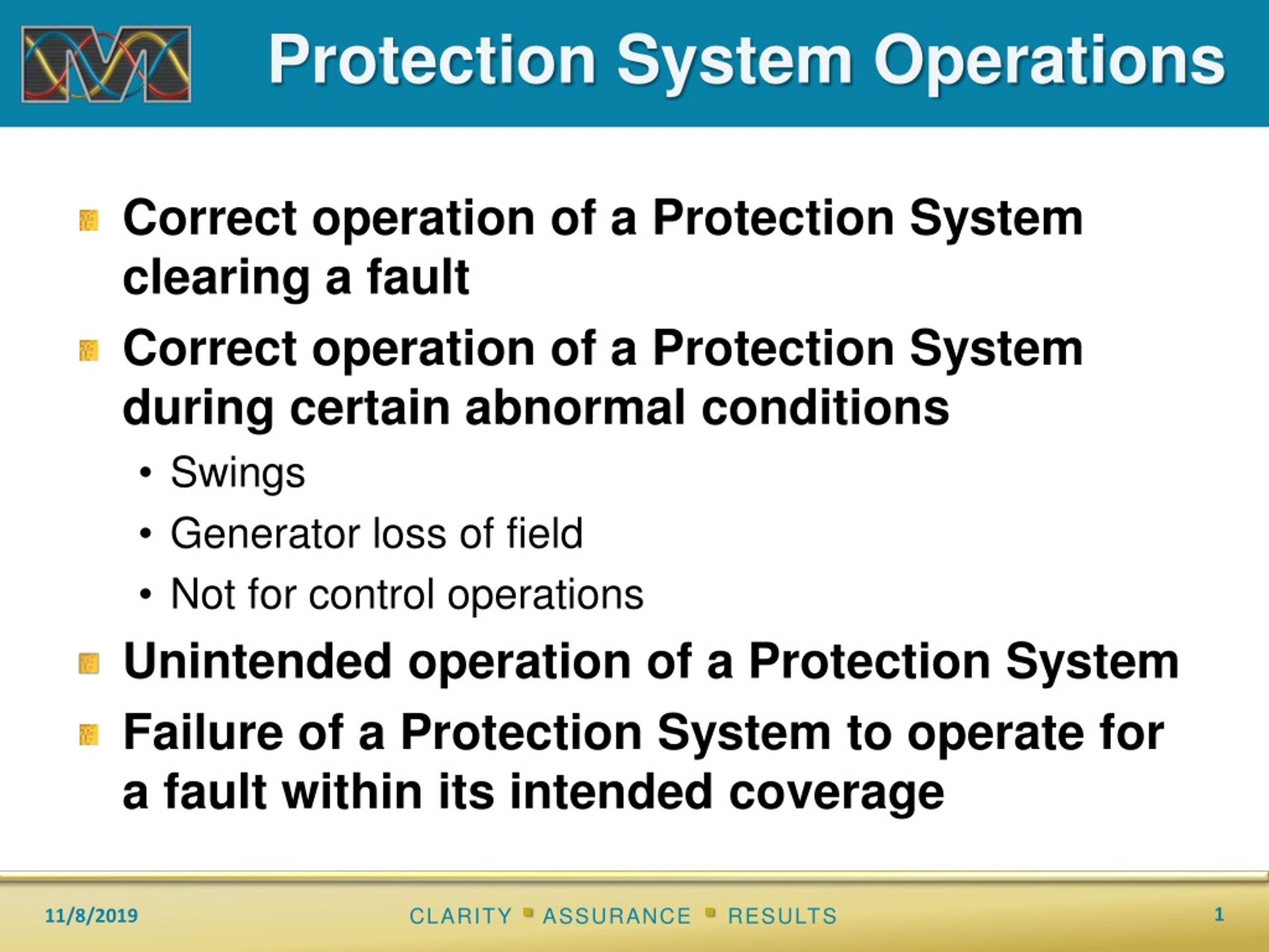 PPT - Protection System Operations PowerPoint Presentation, free ...
