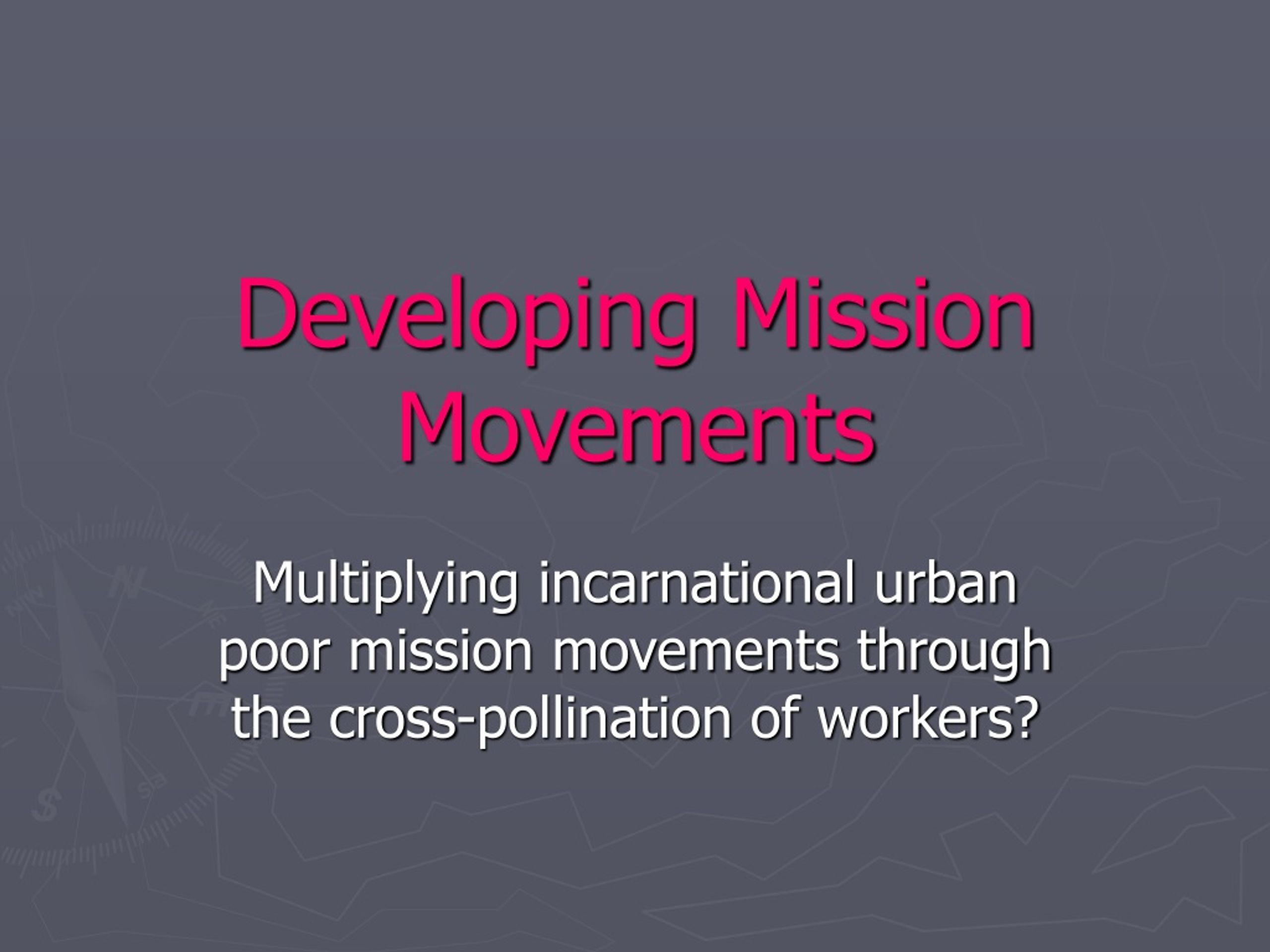 PPT - Developing Mission Movements PowerPoint Presentation, free ...