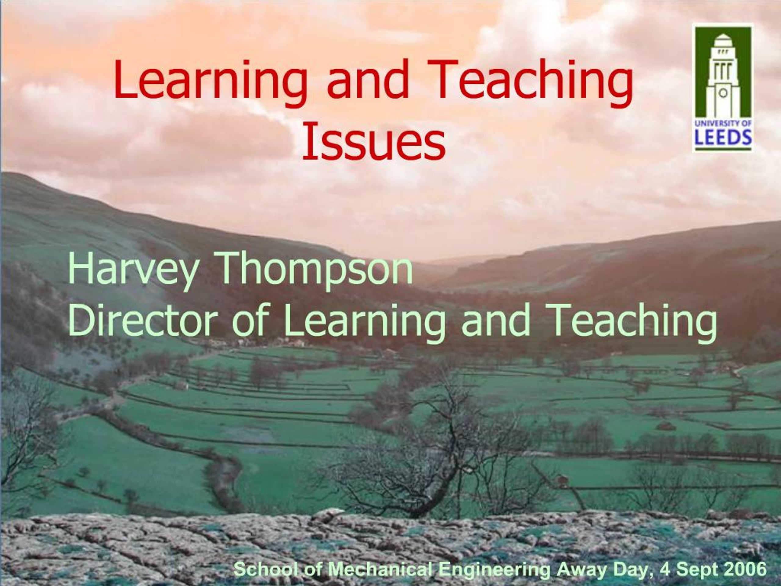 PPT - Learning and Teaching Issues PowerPoint Presentation, free ...
