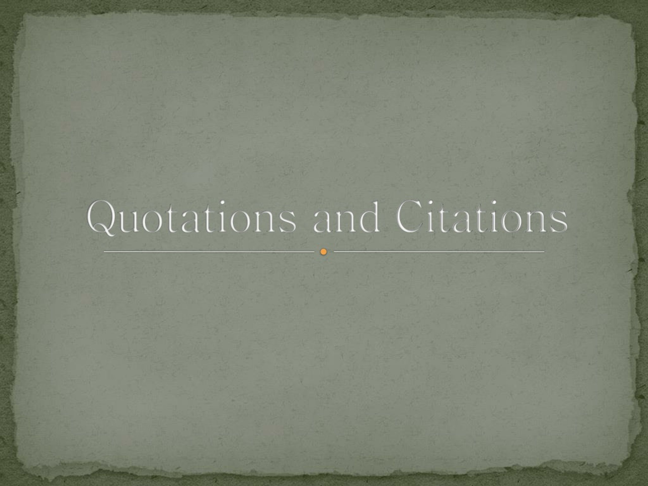 PPT - Mastering MLA Quotation Formats: Short and Block Quotes Explained ...