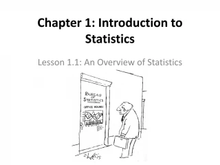 PPT - Chapter 1: Introduction to Statistics PowerPoint Presentation, free download - ID:9507270
