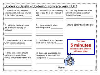 PPT - Soldering Safety PowerPoint Presentation, free download - ID:2804771