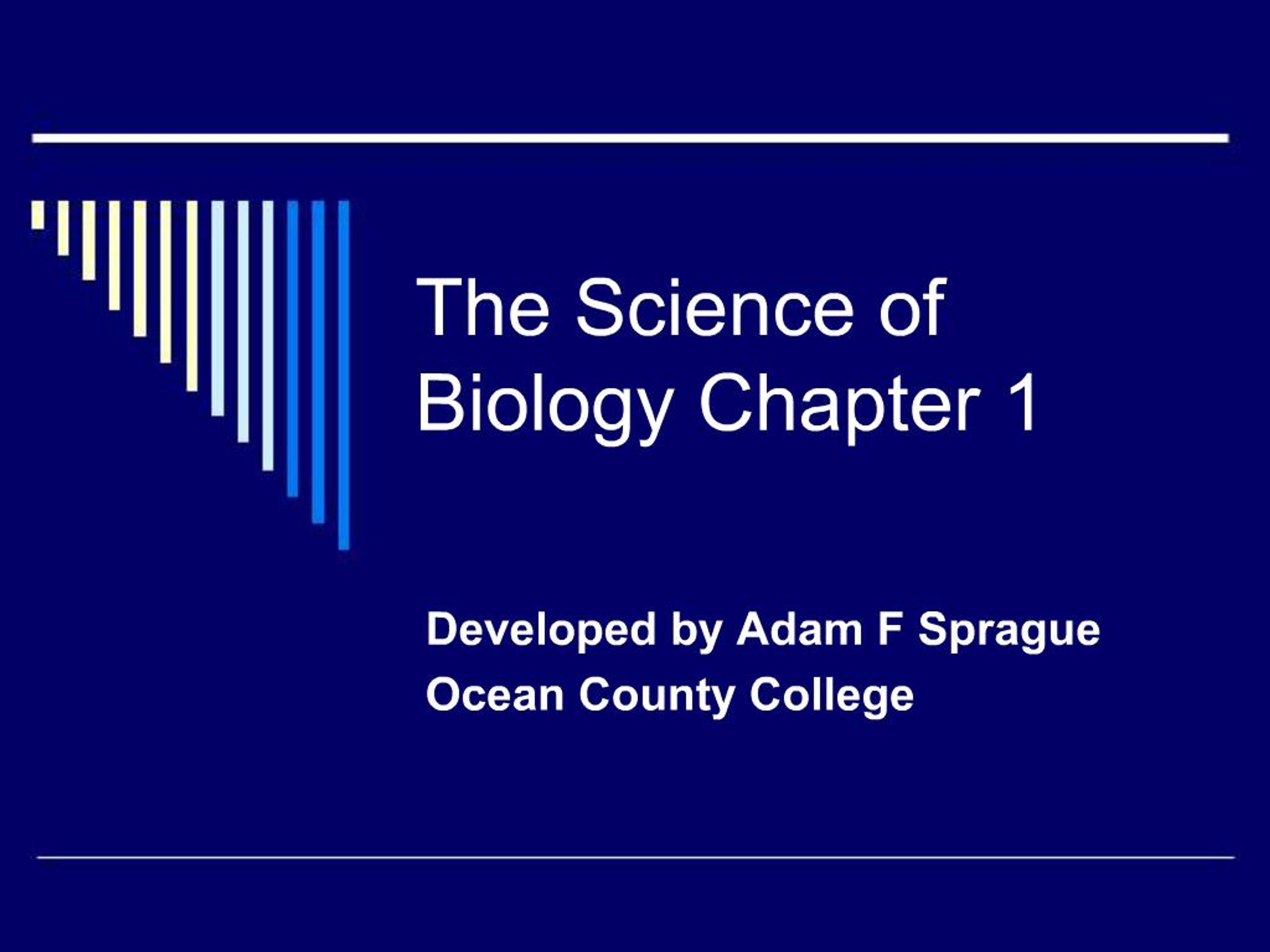 PPT - The Science of Biology Chapter 1 PowerPoint Presentation, free ...