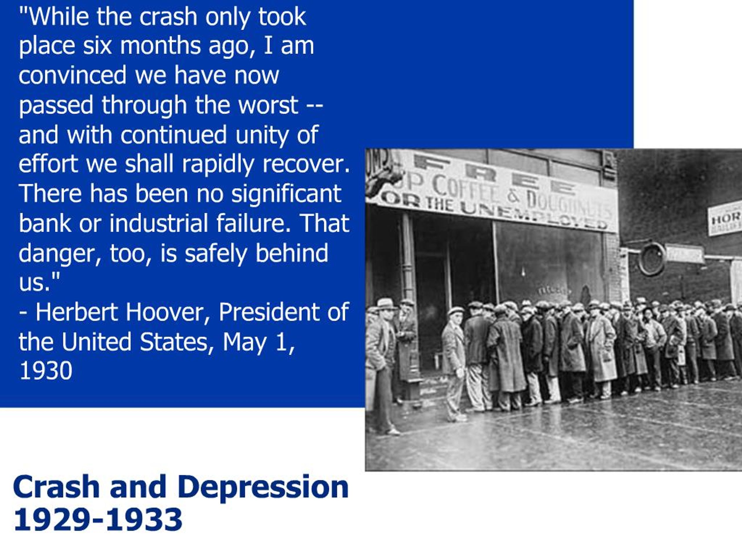 PPT - Crash and Depression 1929-1933 PowerPoint Presentation, free ...