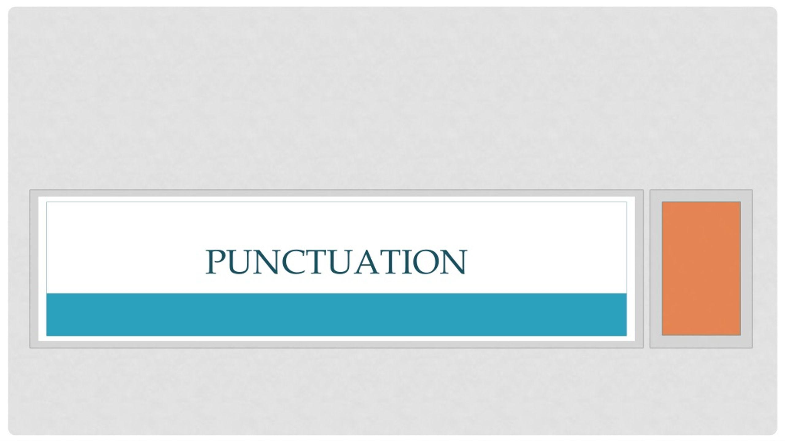 PPT - Punctuation PowerPoint Presentation, free download - ID:425107