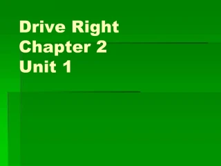 PPT - Drive Right PowerPoint Presentation, free download - ID:5146266