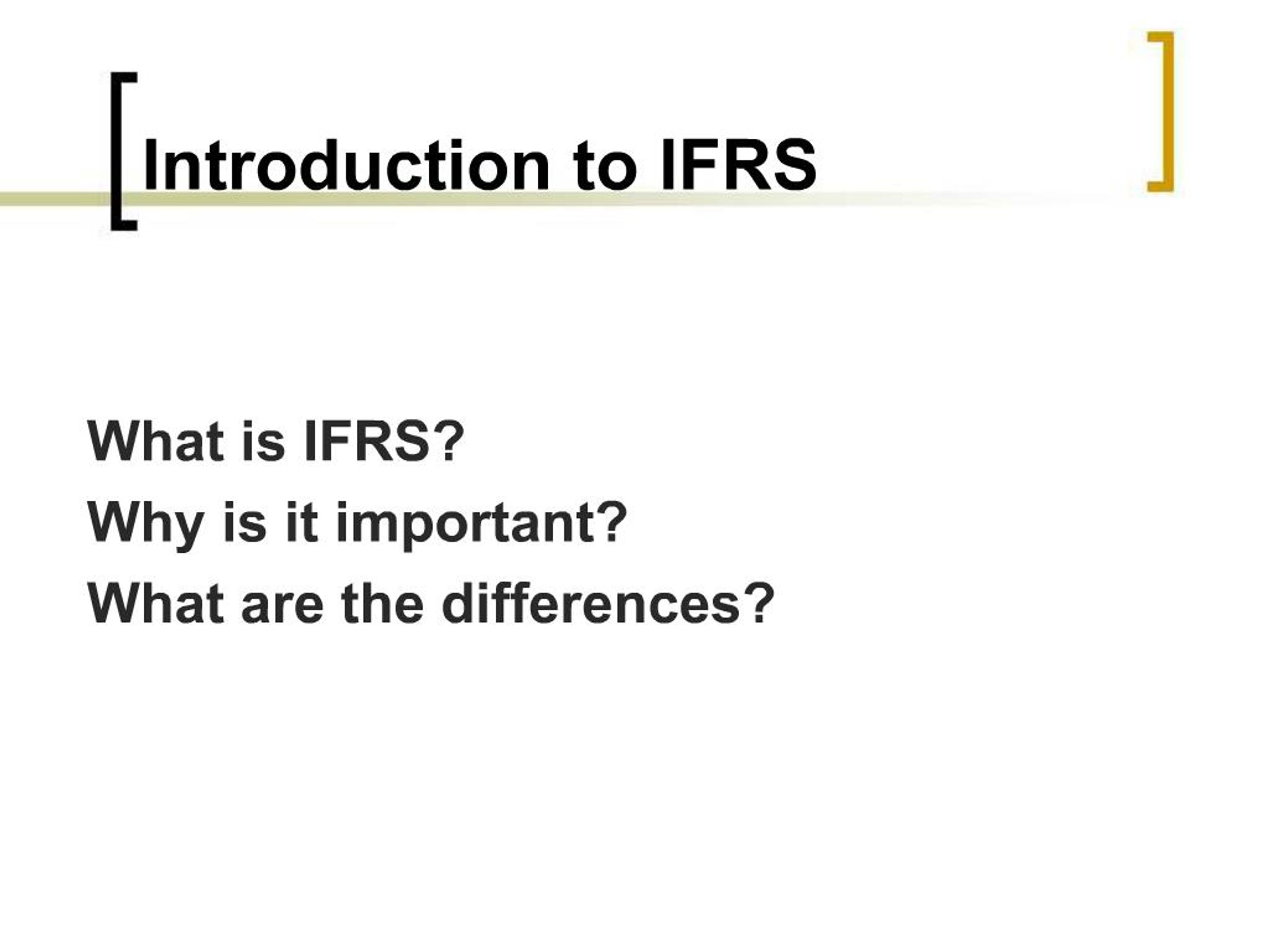 PPT - Introduction to IFRS PowerPoint Presentation, free download - ID ...