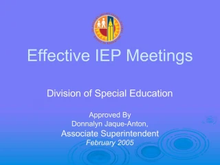 PPT - Parent Participation at IEP Team Meetings PowerPoint Presentation ...