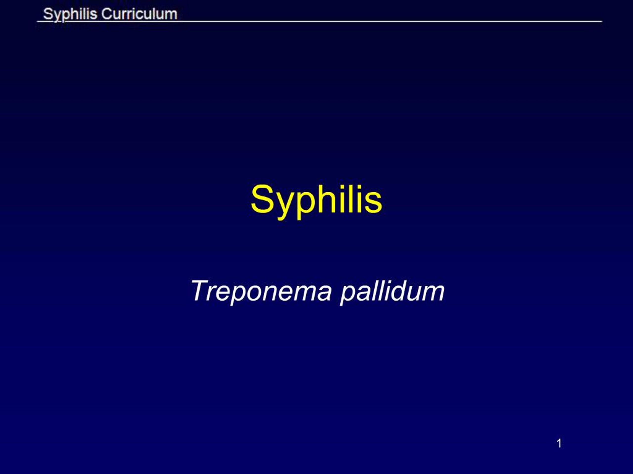 PPT - Syphilis PowerPoint Presentation, free download - ID:438861