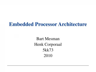 PPT - Basic Processor Architecture PowerPoint Presentation, free ...