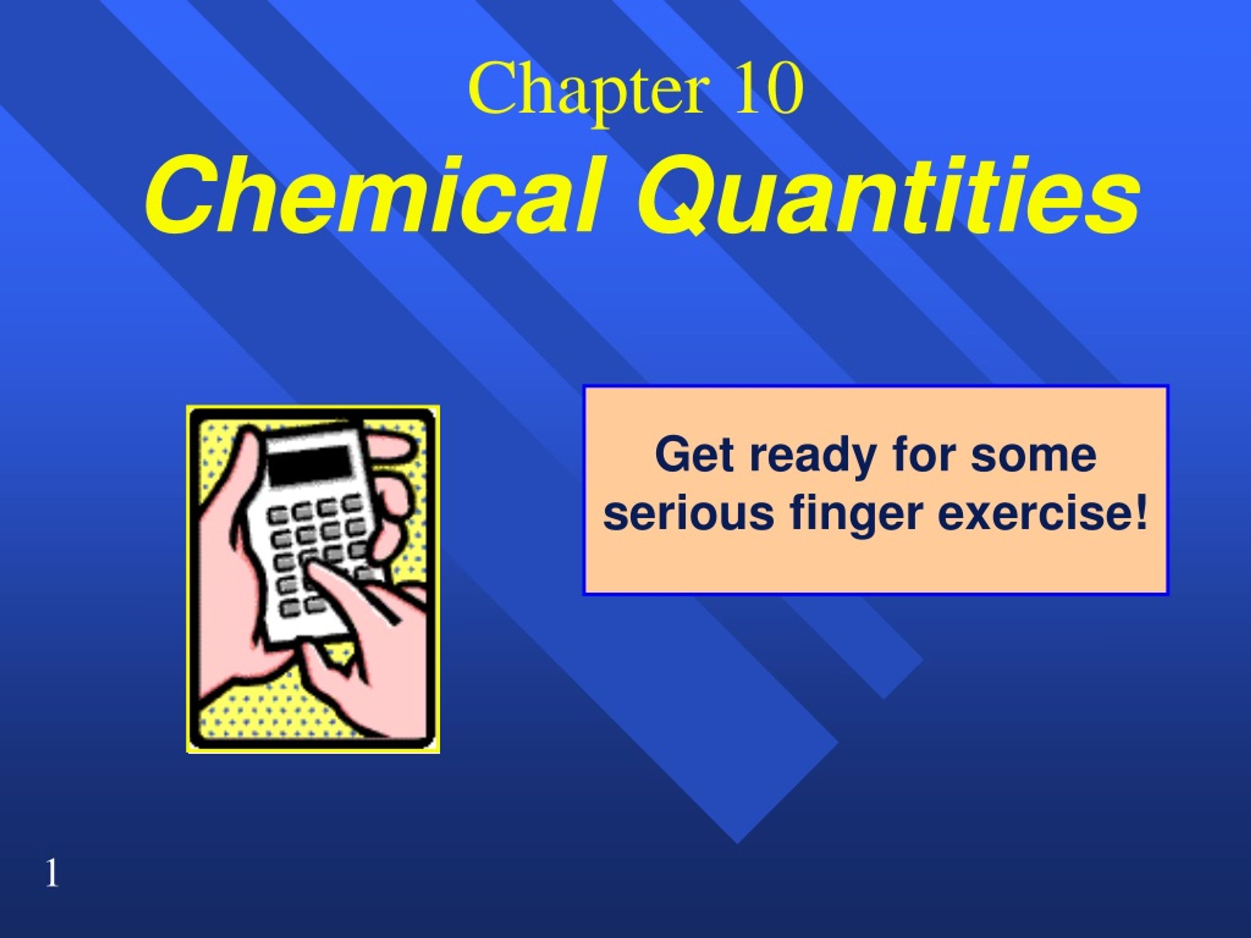 PPT - Chapter 10 Chemical Quantities PowerPoint Presentation, free ...