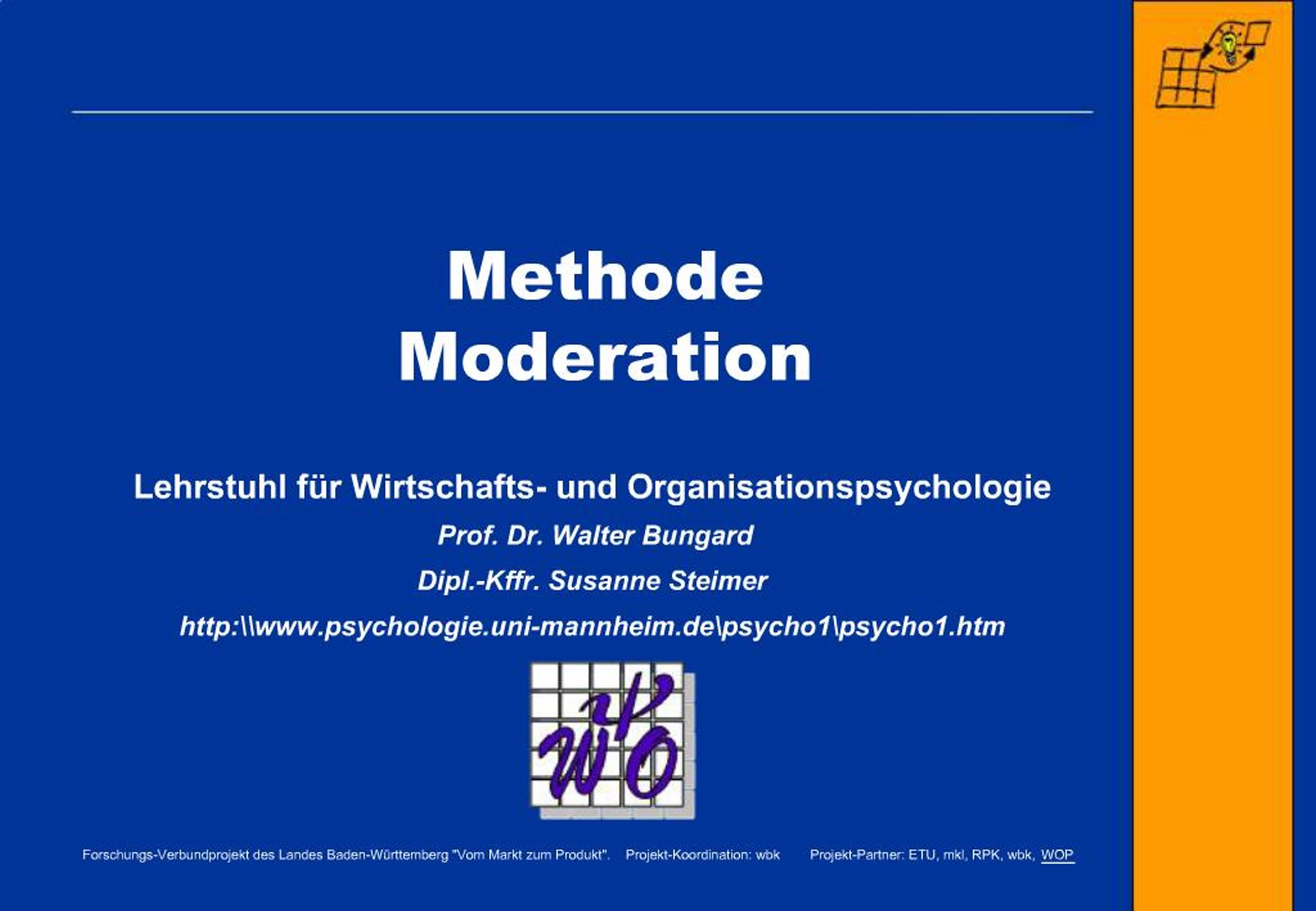 PPT - Methode Moderation PowerPoint Presentation, free download - ID:441669