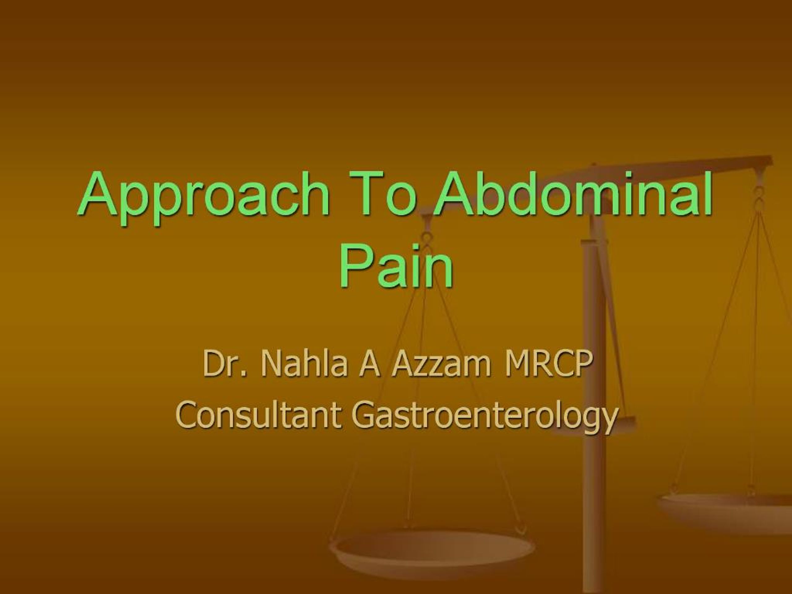 PPT - Approach To Abdominal Pain PowerPoint Presentation, free download ...