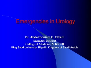 PPT - Emergency in Urology PowerPoint Presentation, free download - ID ...