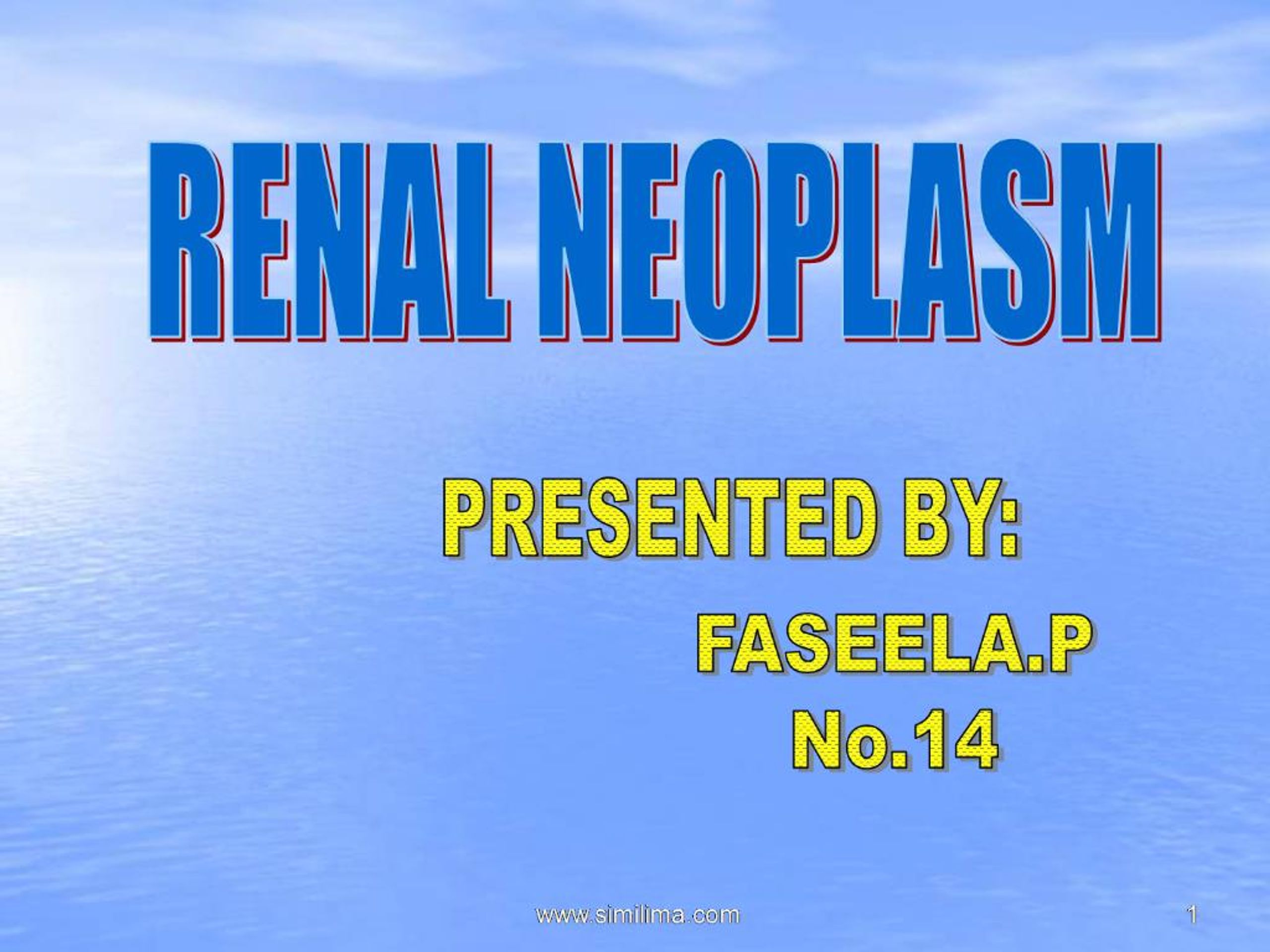 PPT - RENAL NEOPLASM PowerPoint Presentation, free download - ID:457037