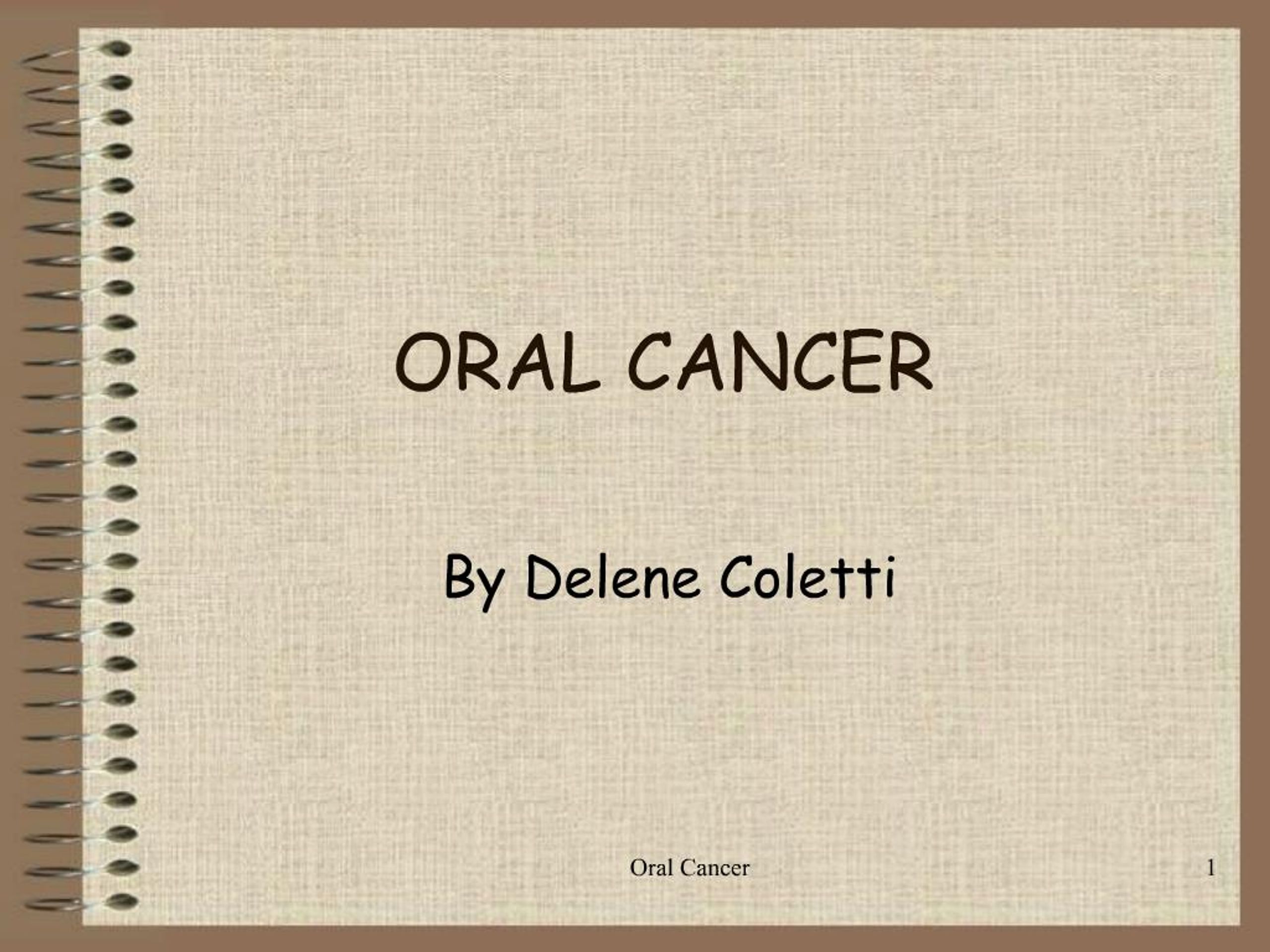 PPT - ORAL CANCER PowerPoint Presentation, free download - ID:460644