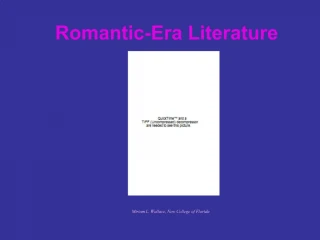 PPT - Romantic English Literature PowerPoint Presentation, free ...