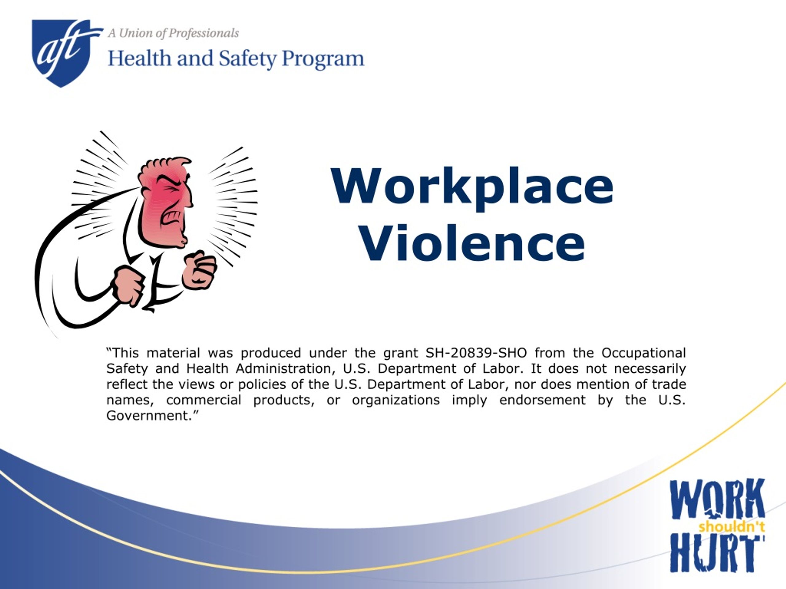 PPT - Workplace Violence PowerPoint Presentation, free download - ID:463864