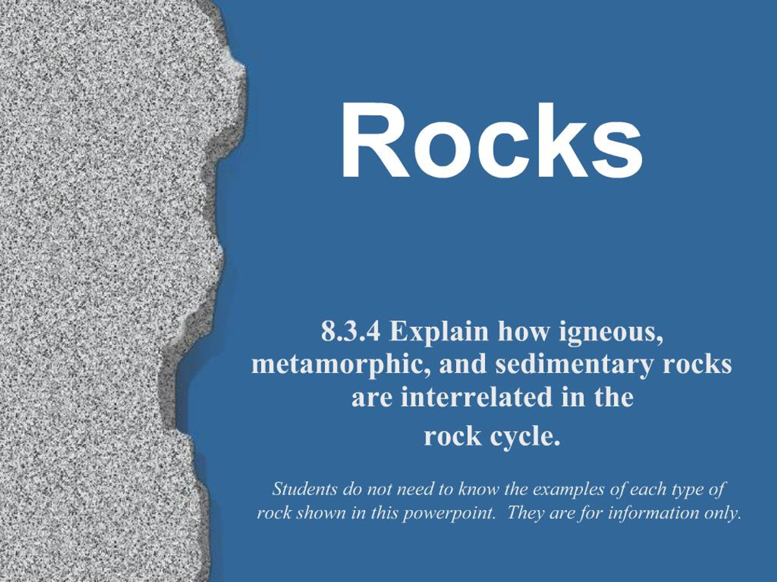 PPT - Rocks PowerPoint Presentation, free download - ID:464508